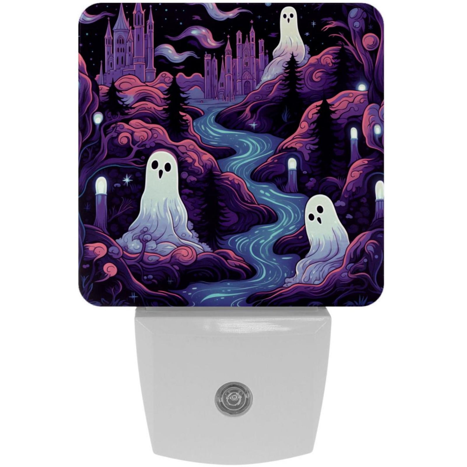 Halloween Ghosts LED Square Night Lights - Elegant and Energy Efficient ...