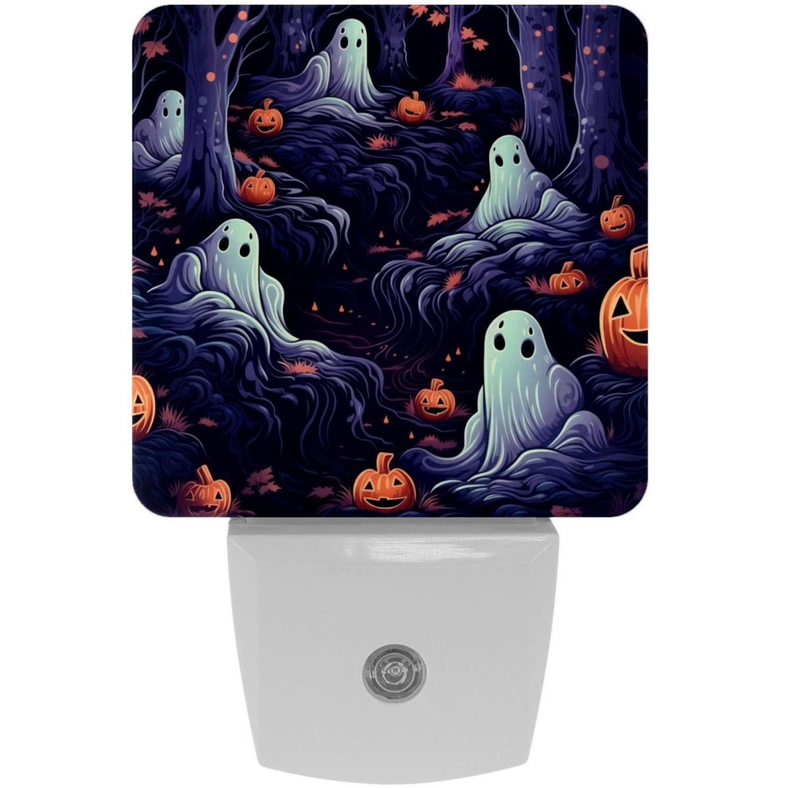 Halloween Ghosts LED Square Night Lights - Elegant and Energy Efficient ...