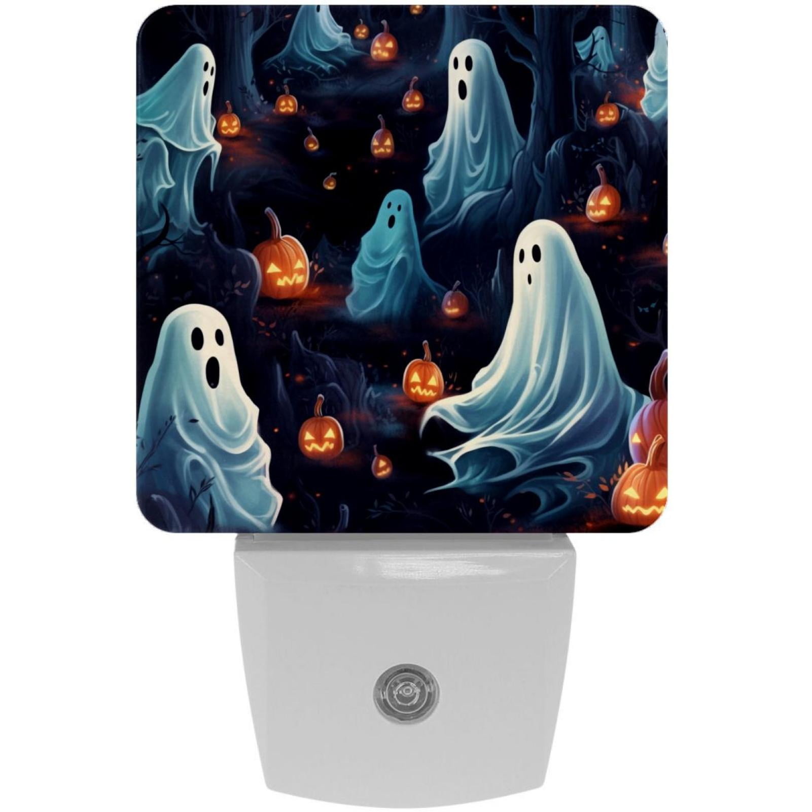 Halloween Ghosts LED Square Night Lights - Elegant and Energy Efficient ...