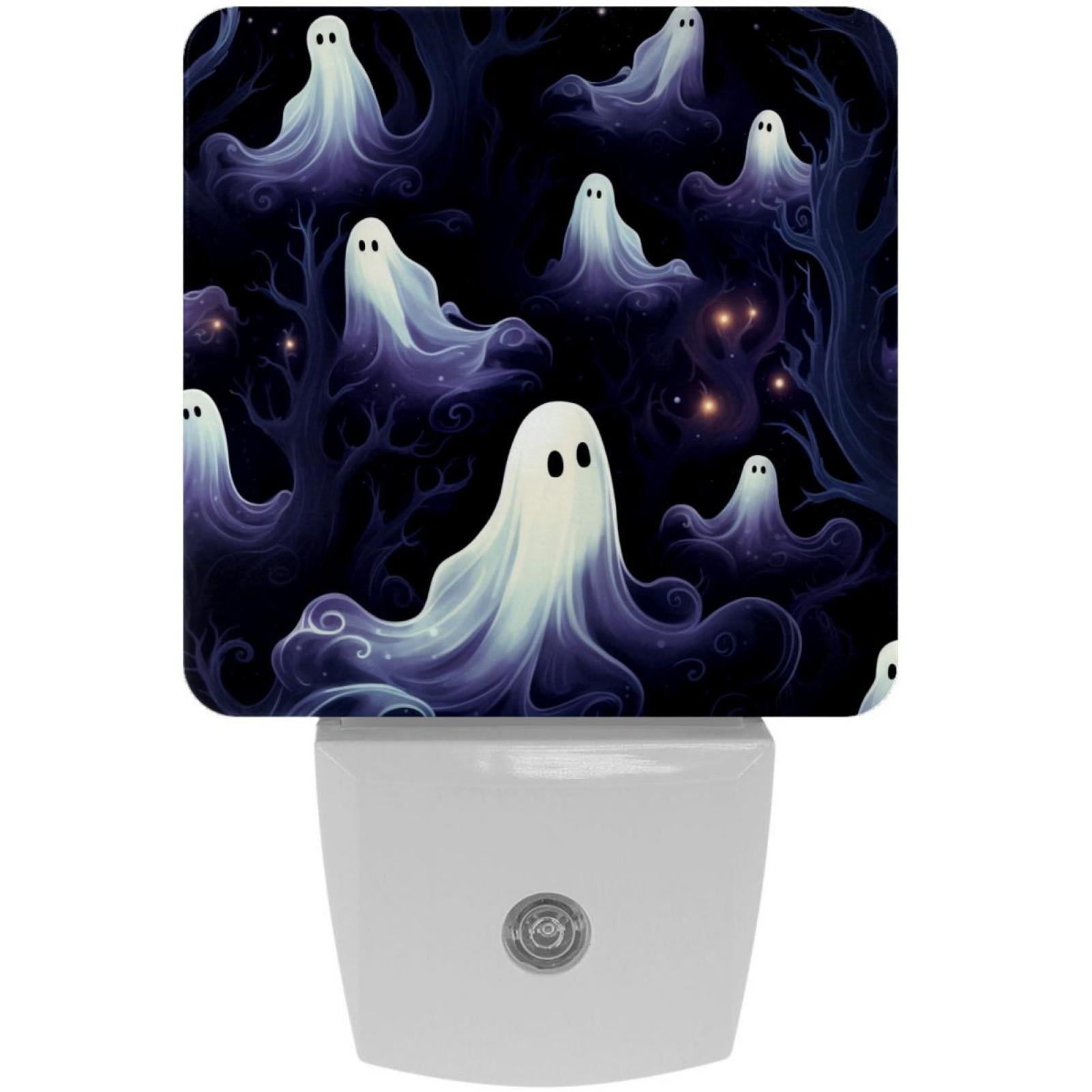 Halloween Ghosts LED Square Night Lights - Energy Efficient & Elegant ...