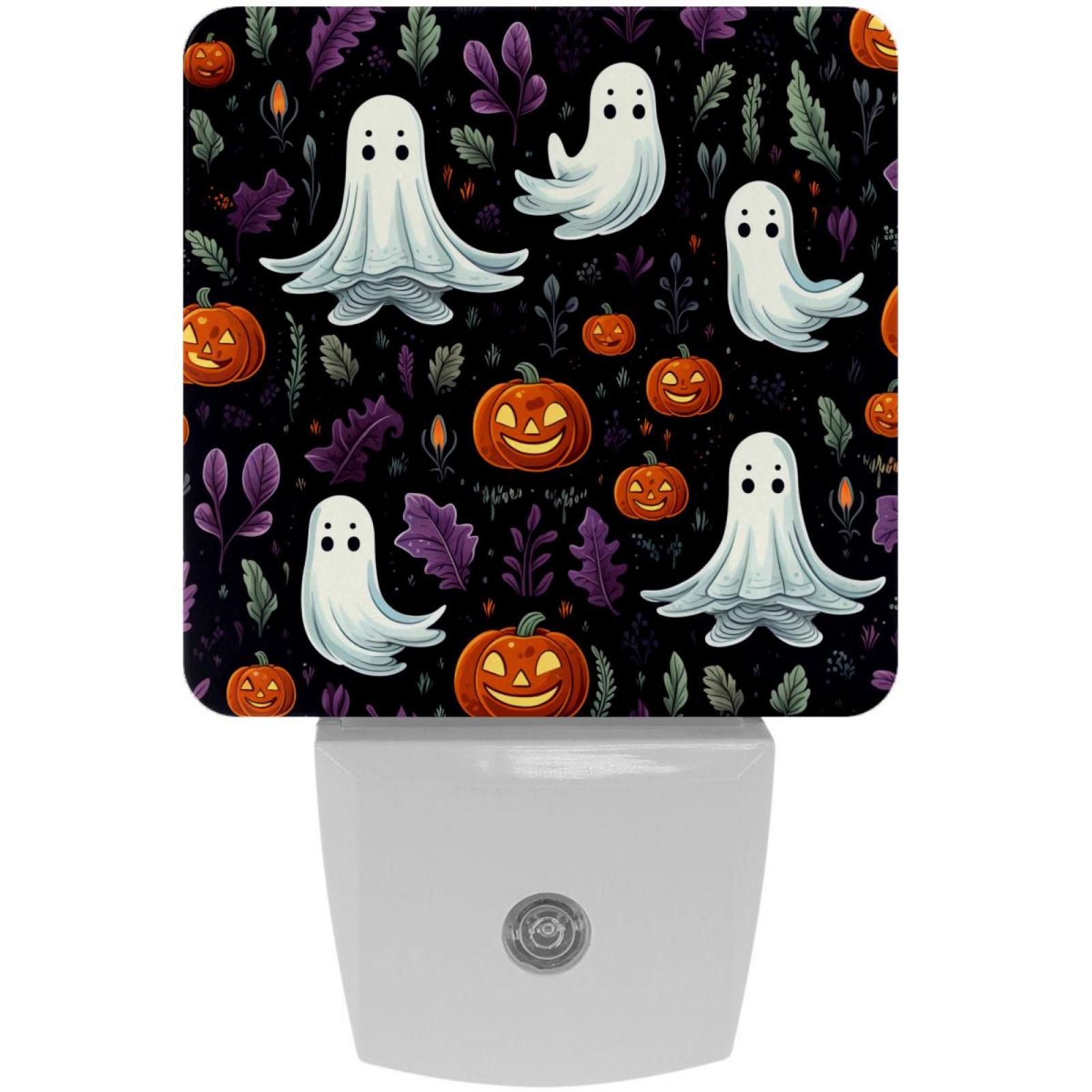 Halloween Ghosts LED Square Night Lights - Energy Efficient and Sleek ...