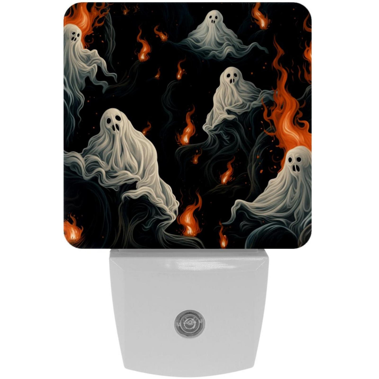 Halloween Ghosts LED Square Night Lights - Energy Efficient and Stylish ...