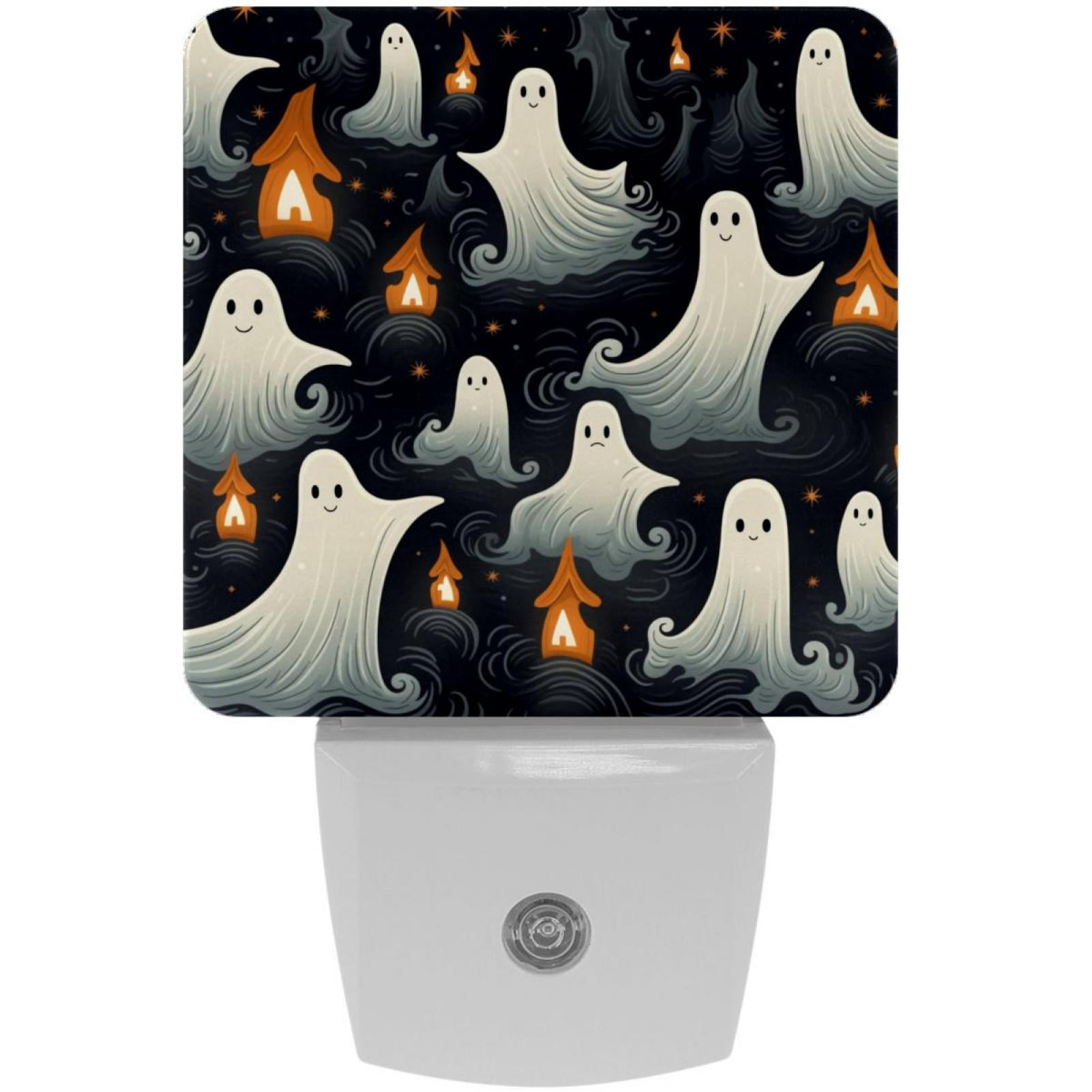 Halloween Ghosts LED Square Night Lights - Energy Efficient and Stylish ...