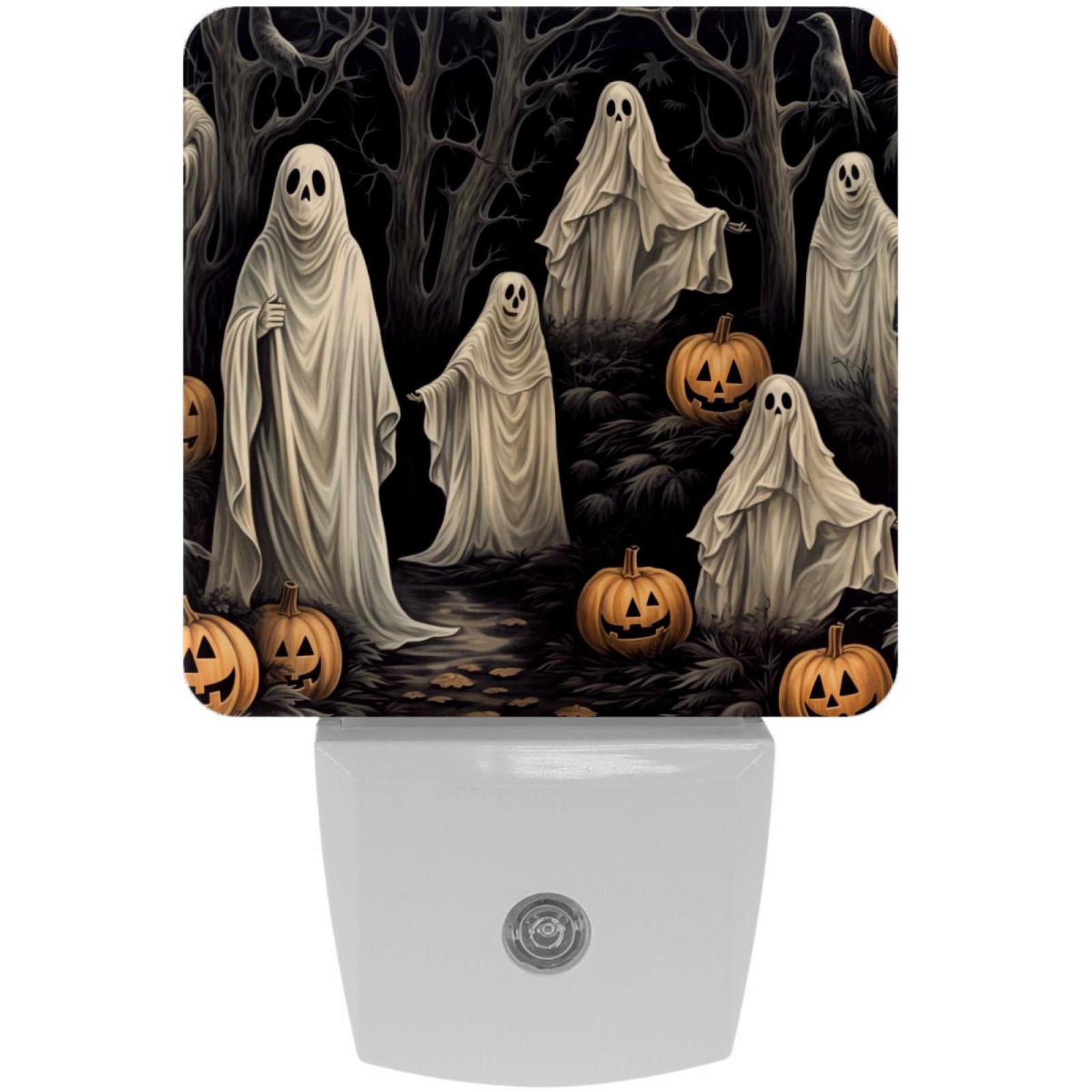 Halloween Ghosts LED Square Night Lights - Stylish and Functional ...