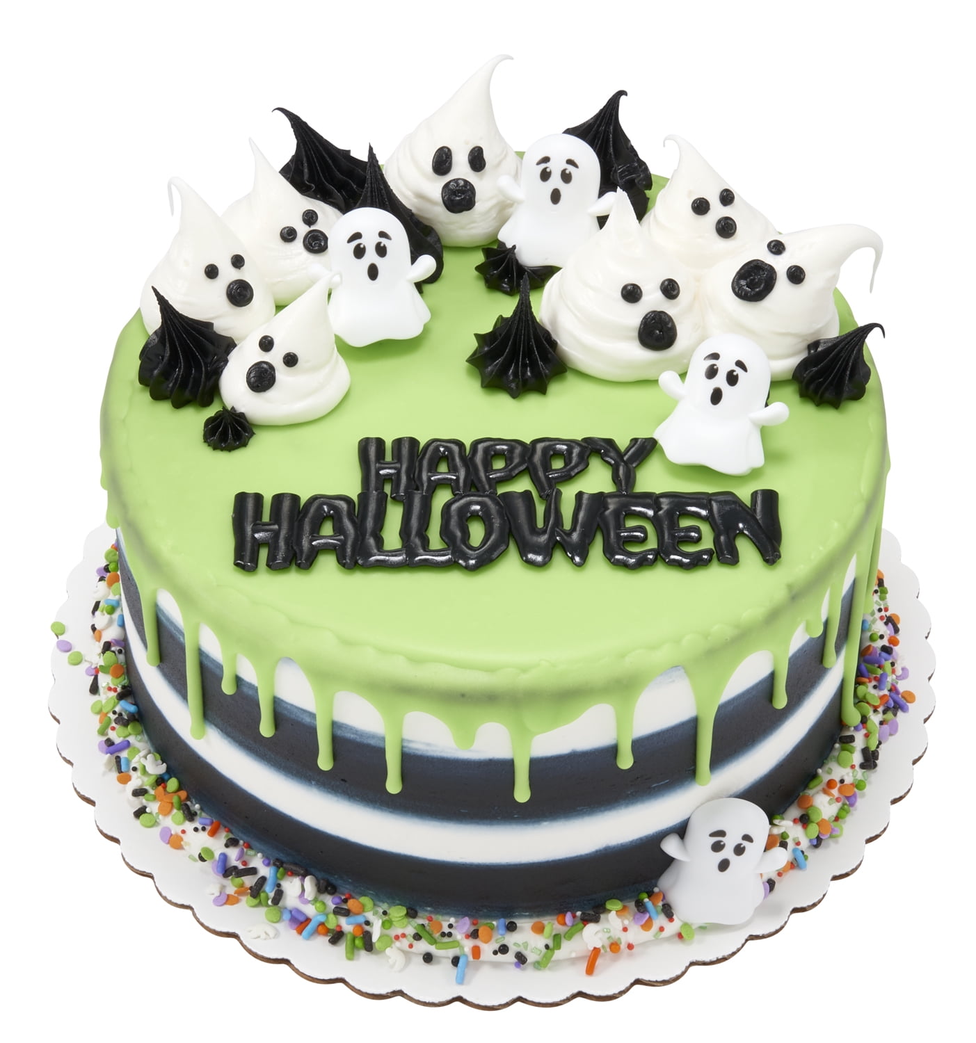 Halloween Ghosts Round Cake - Walmart.com