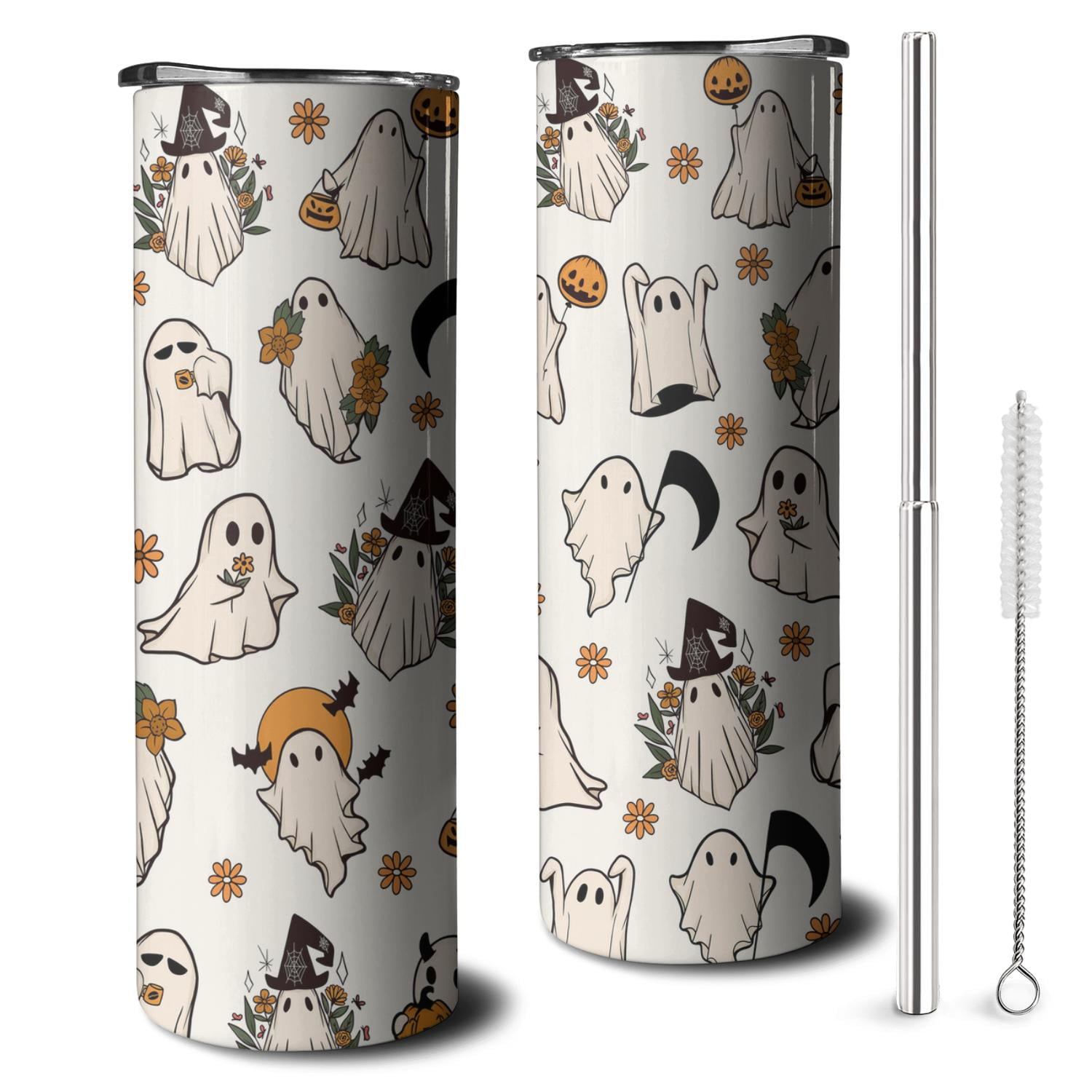 Halloween Ghosts Tumbler - Halloween Gifts for Women -Ghost Tumbler Cup ...
