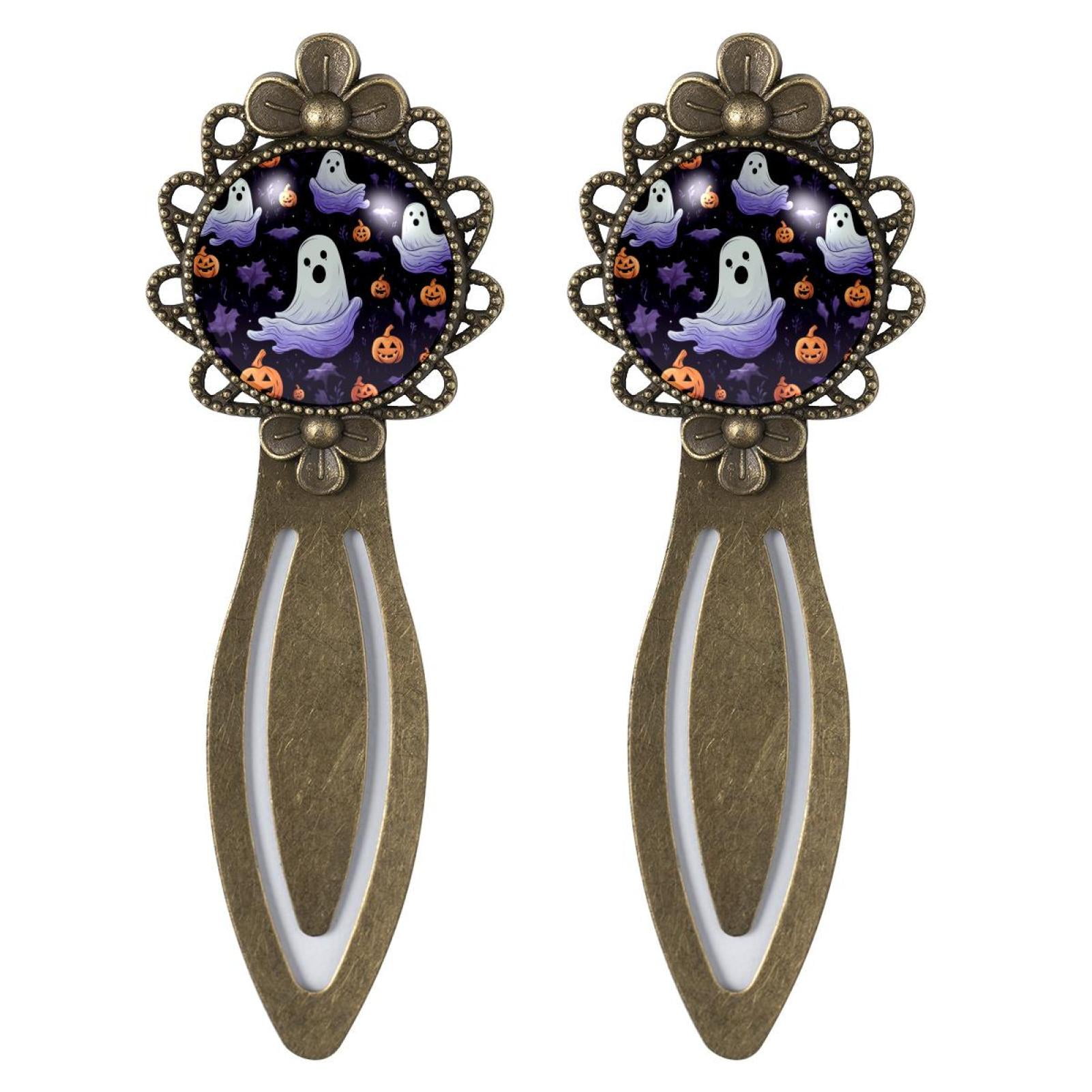 Halloween Ghosts Vintage Copper-Colored Lace Bookmarks: Stylish ...