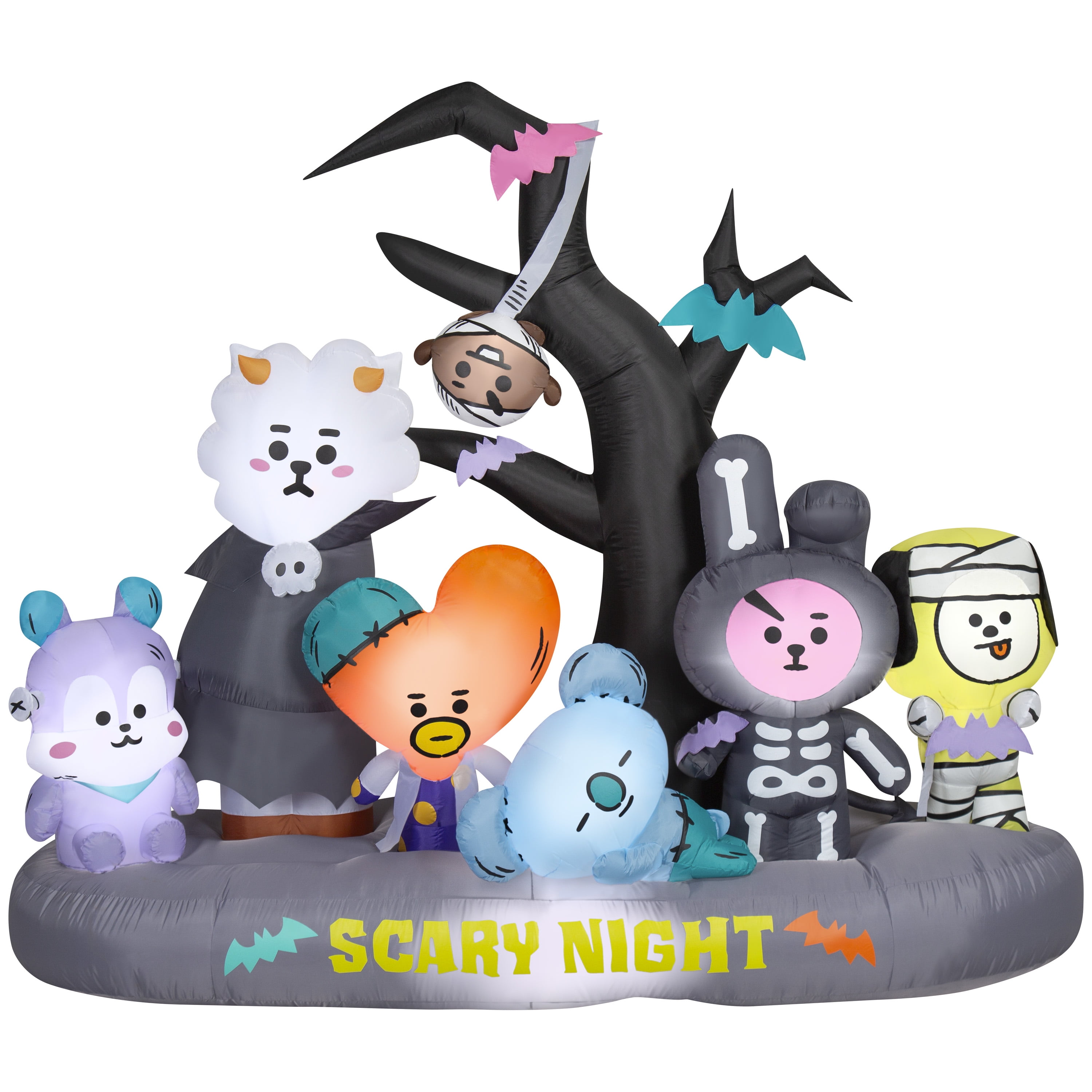 New Halloween Giant Bt21 Airblown Yard Inflatable Scene by Way to ...