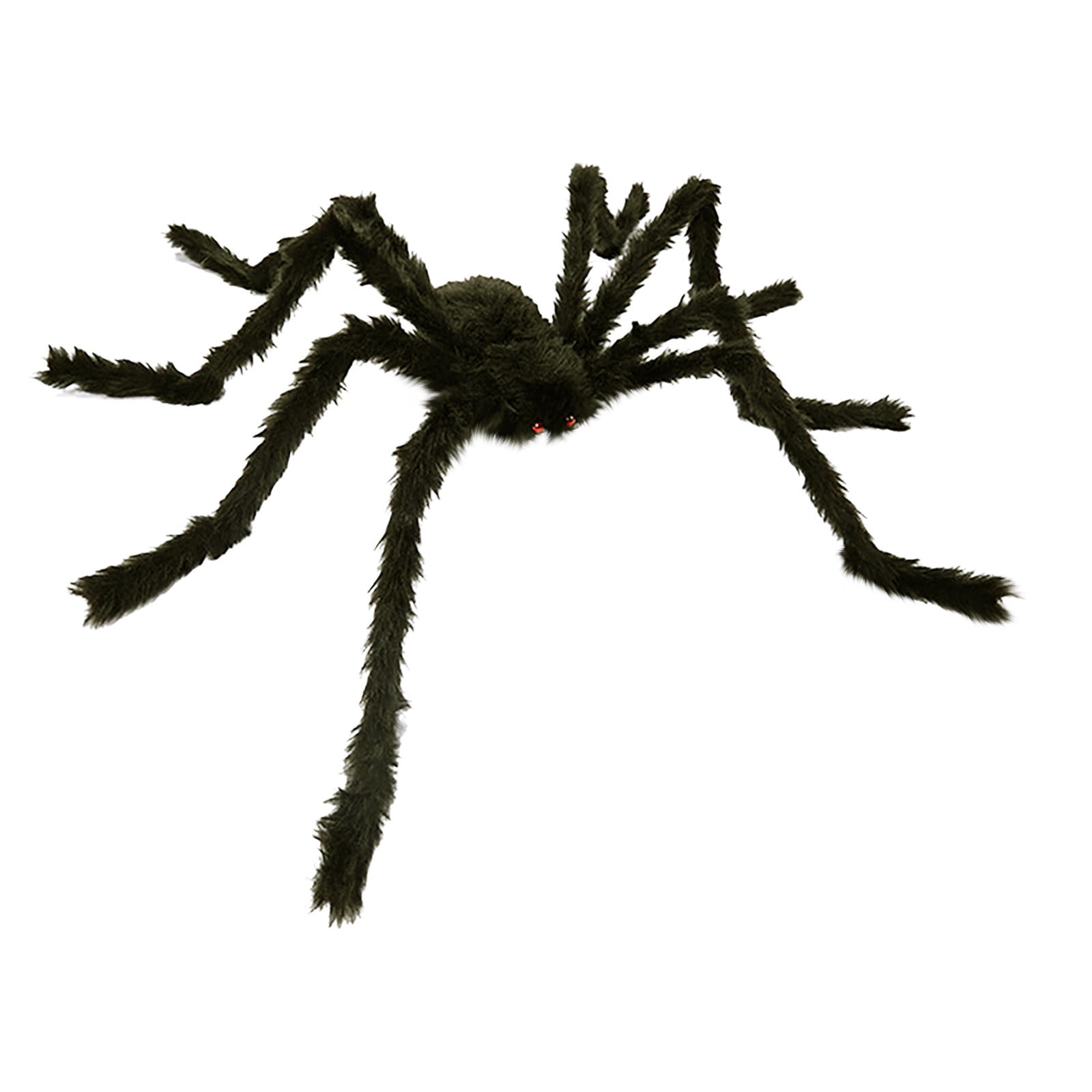 Halloween Giant Stuffed Spider Toy Huge Realistic Black Spider Stuffed ...