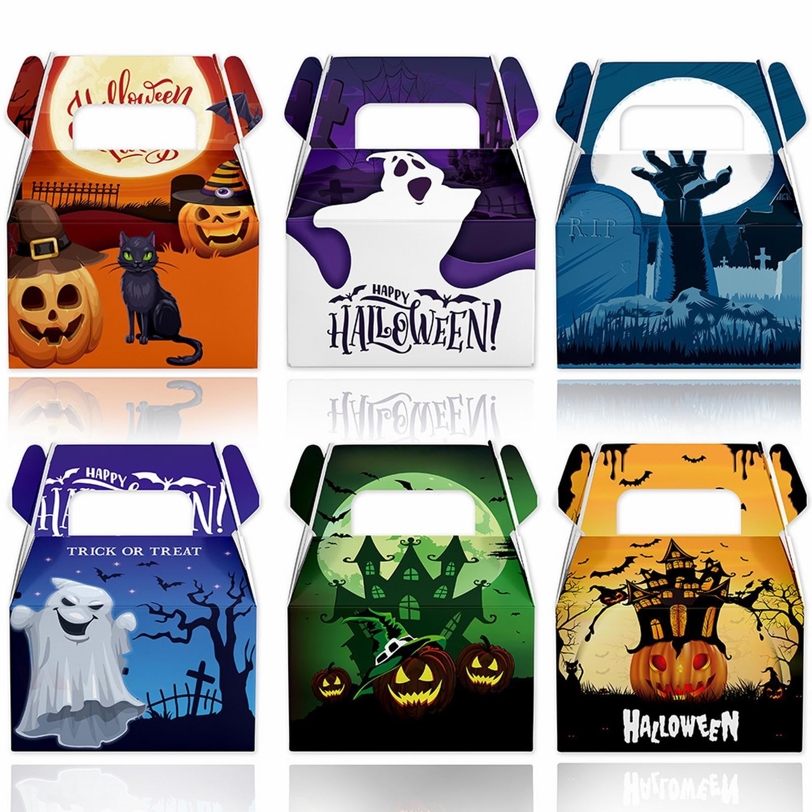 Halloween Gift Boxes For Adults 12 Pcs Halloween Party Boxes Dessert ...