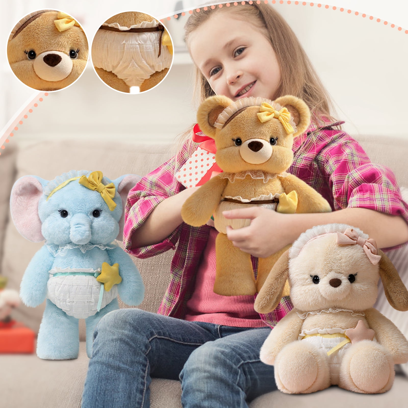 Halloween Gifts Stuffed Animals Cute Plush Toy Safe Material, Suitable ...