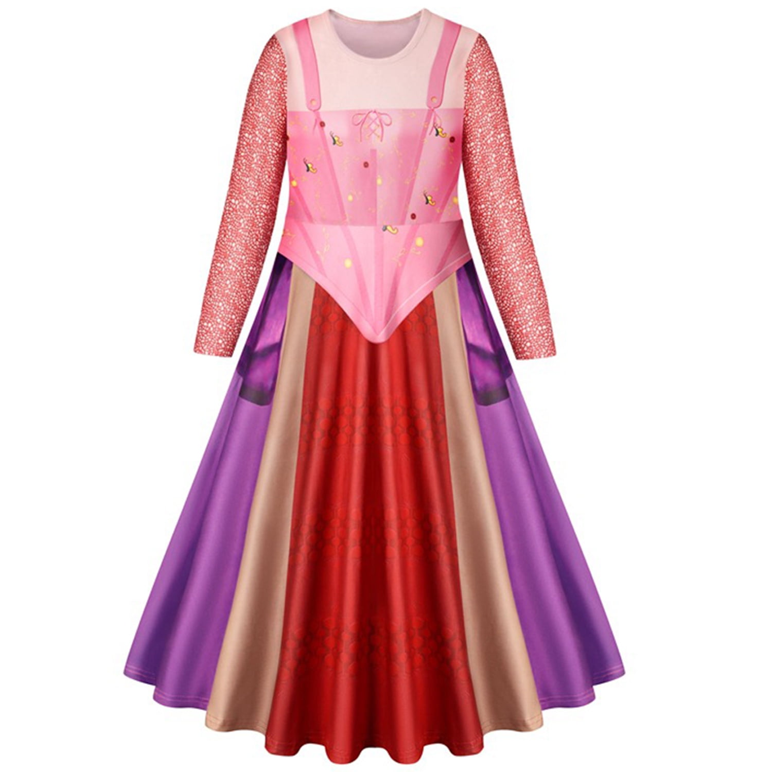Halloween Girls Witch Winifred Dress Up Carnival Party Sarah Mary ...