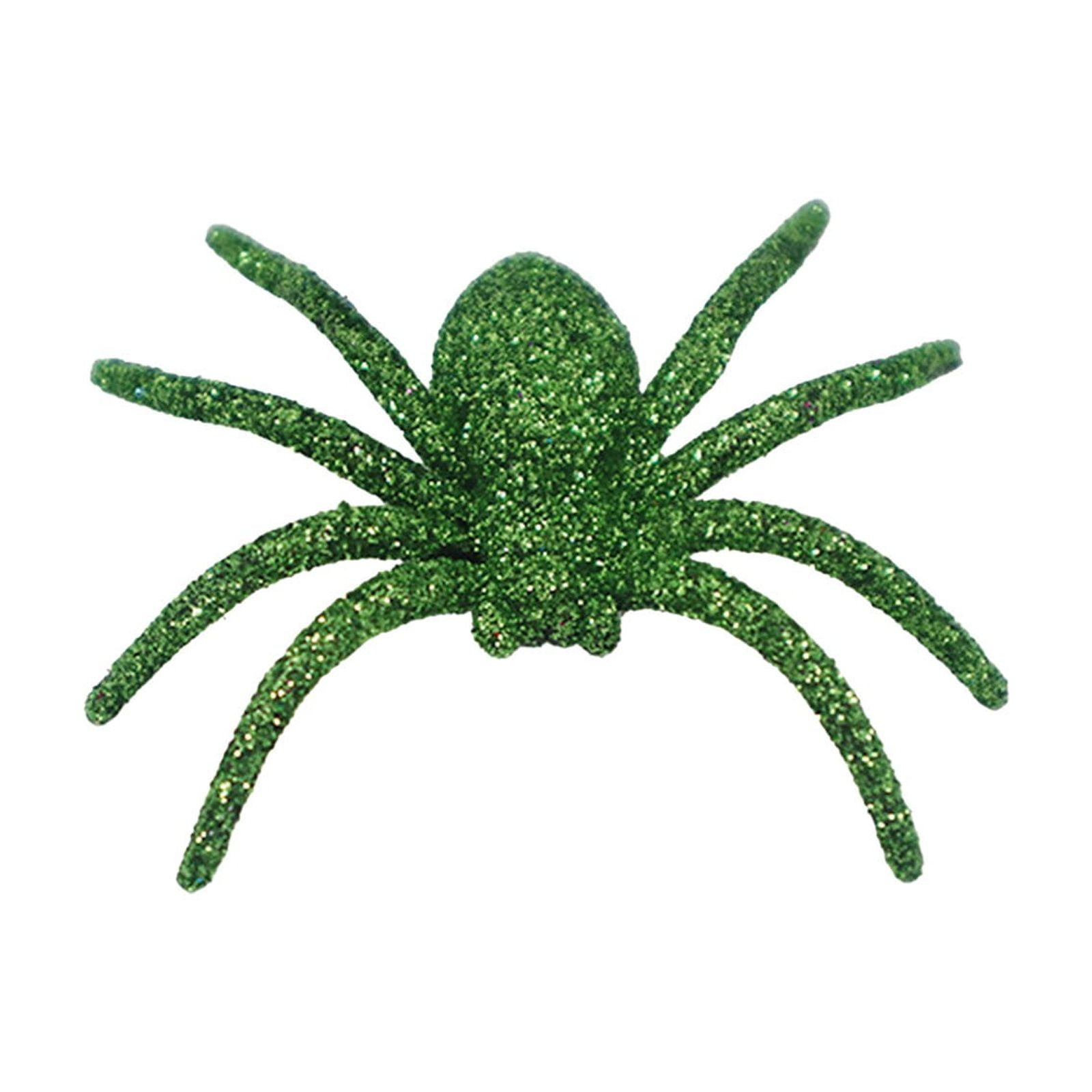 Halloween Glitter Spider Decorations Prank Spooky Eve Spirit Ghost ...