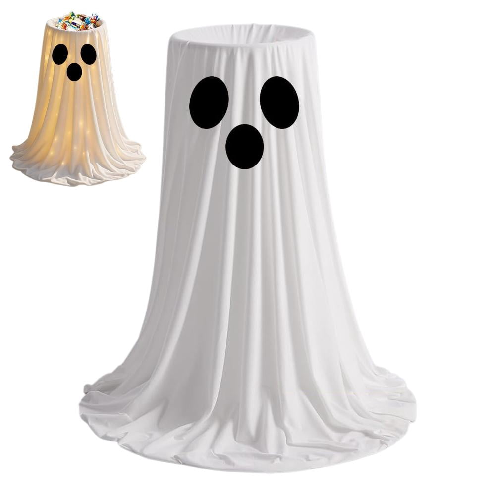 Halloween Glowing Ghost Candy Bowl Ghost Treat Buckets Trick Or Treat ...