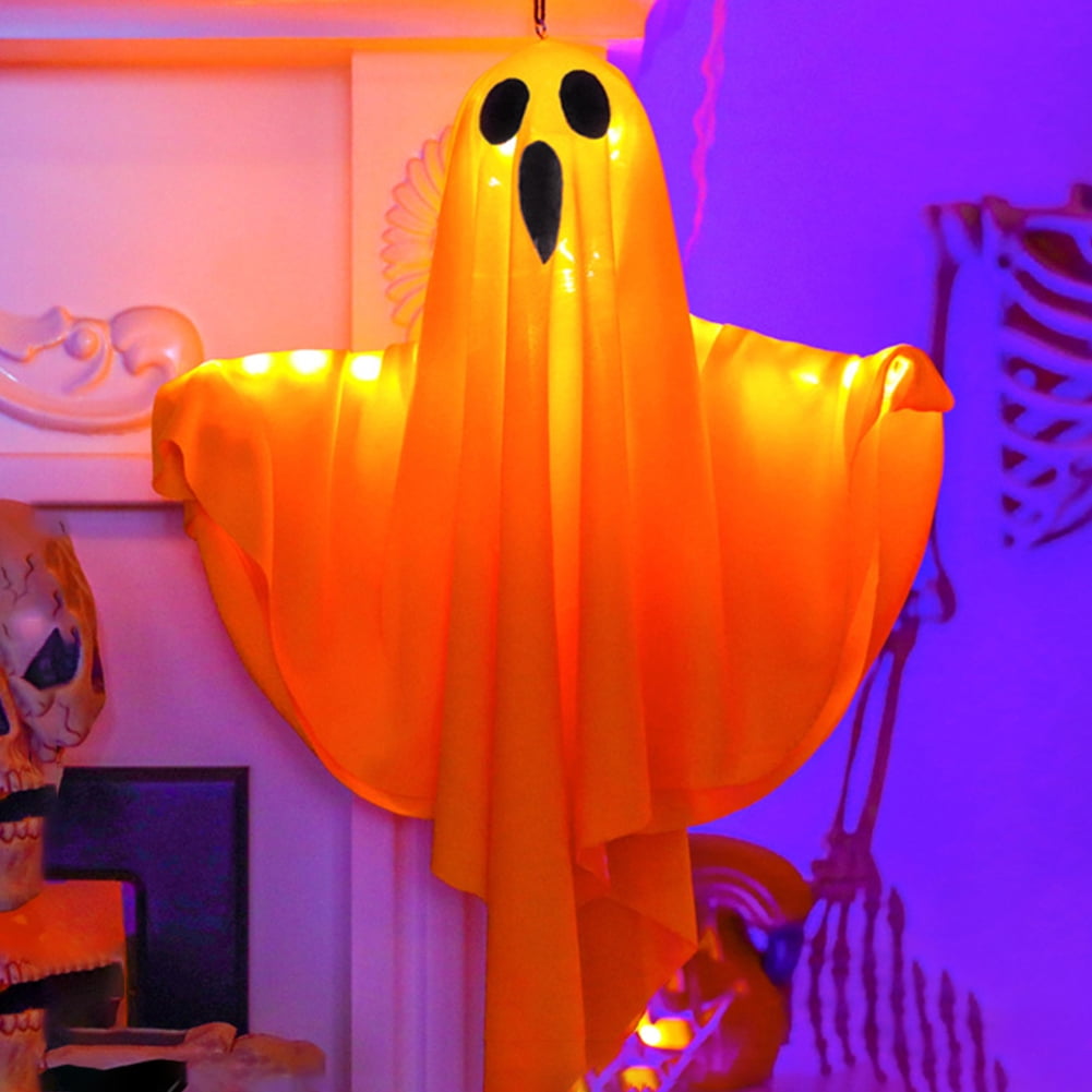 Halloween Glowing Ghost Led Hanging Ghost Room Escape Scene Props ...