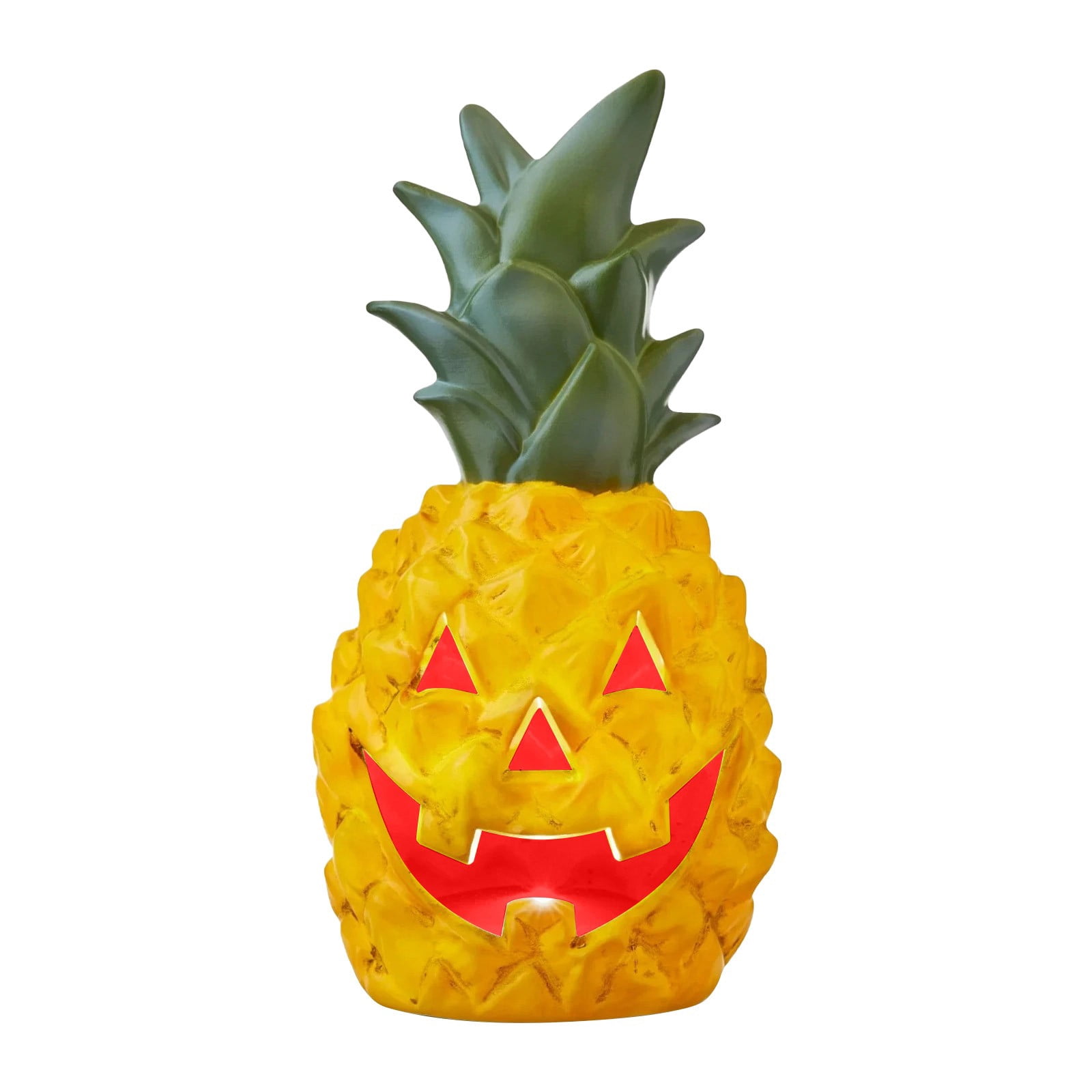 Halloween Glowing Pineapple Decorations Black And Red Filled Pineapple ...
