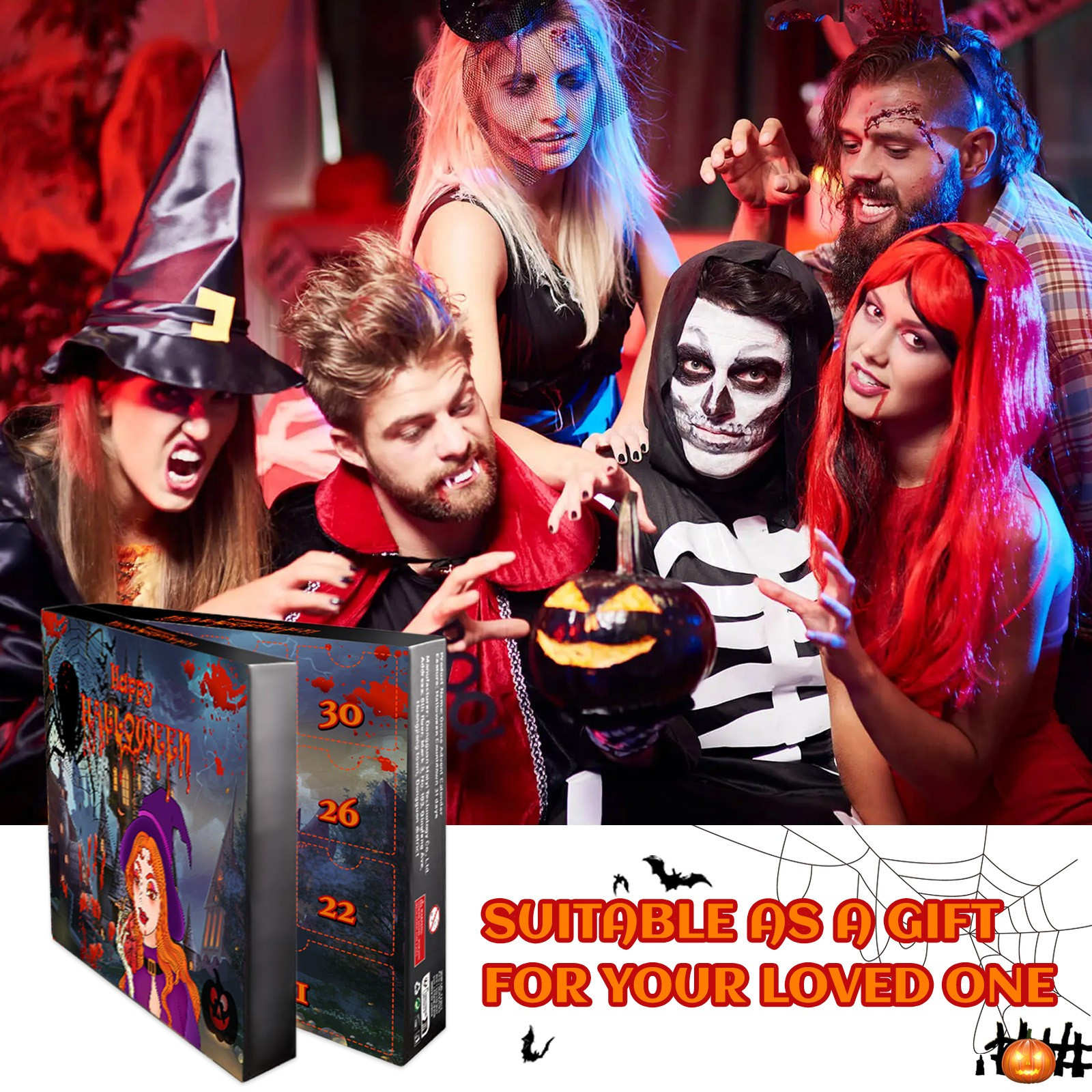 Halloween Gnome Advent Calendar - 31 Day Halloween Advent Calendar ...