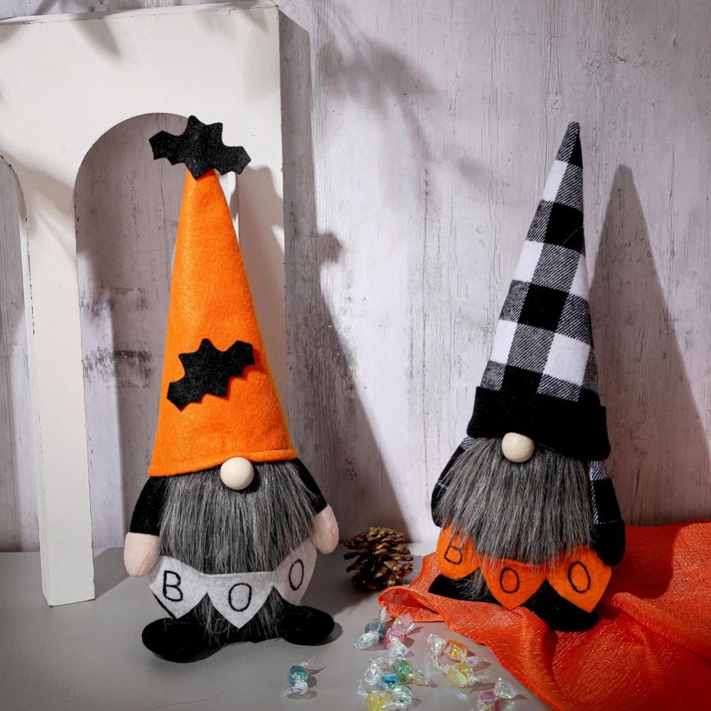 Halloween Gnome Plush Decorations Plush Elf Doll Ornament Handmade ...