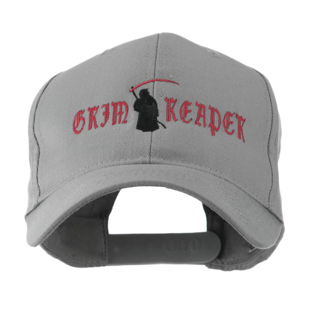 Halloween Grim Reaper Embroidered Cap - Grey OSFM - Walmart.com