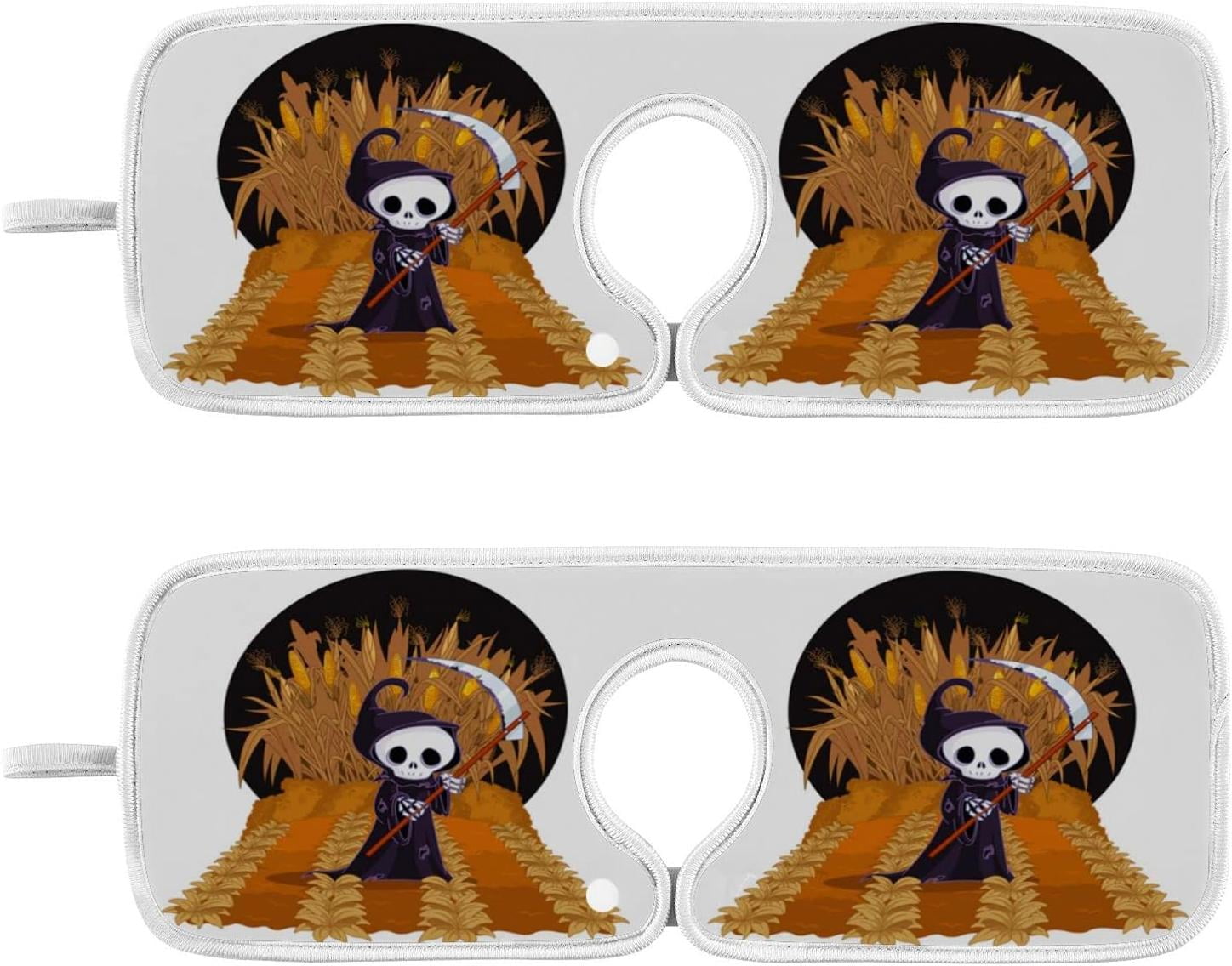 Halloween Grim Reaper Sink Splash Guard for Faucet 2 Packs Faucet ...