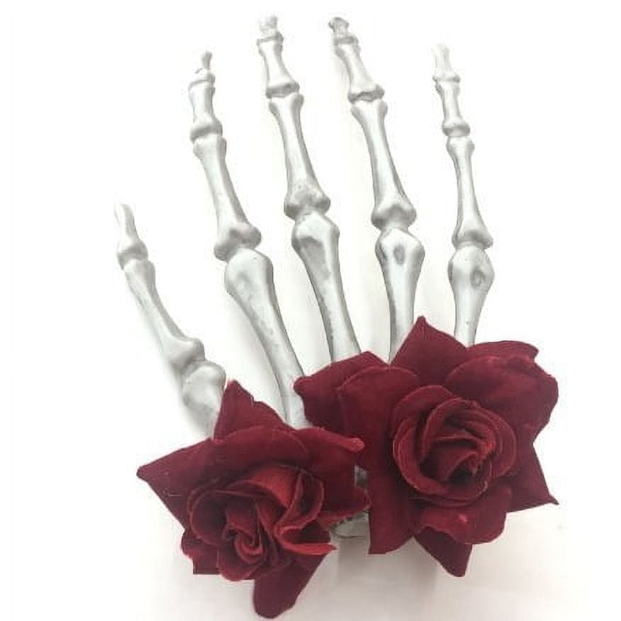 Halloween Hair Clip for Women,Horror Headpiece Skeleton Hands Plastic ...