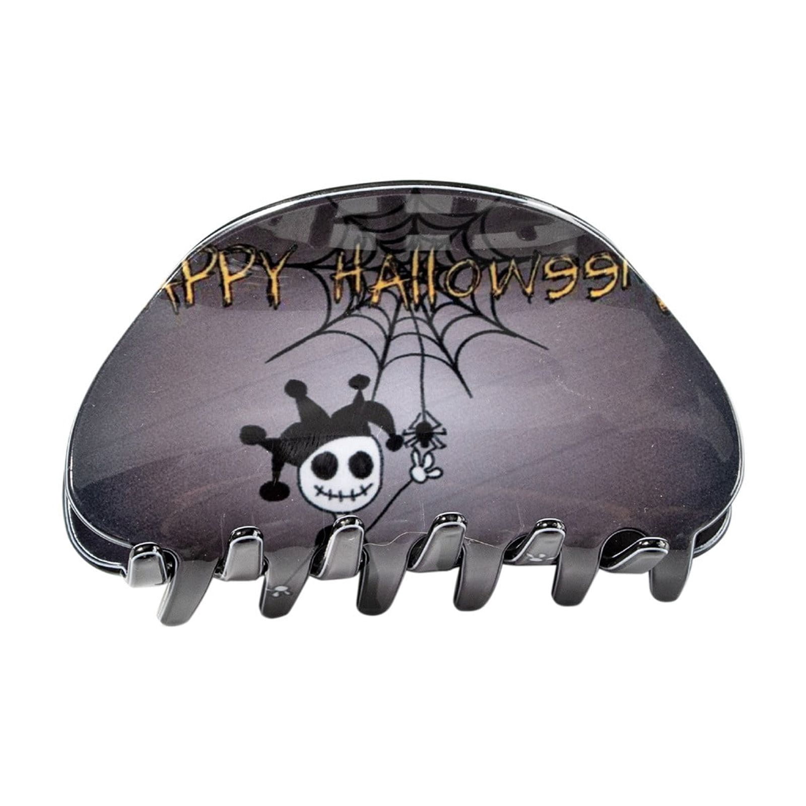 Halloween Hair Clips for Women Girls Spooky Spider Pumpkin Hair Claw ...