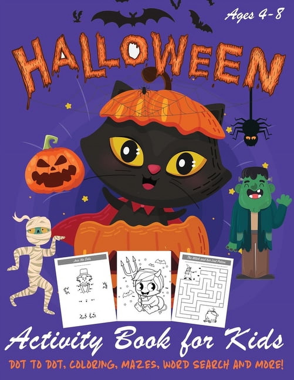 Halloween: Halloween Activity Book for Kids : Kids Halloween Book - A ...