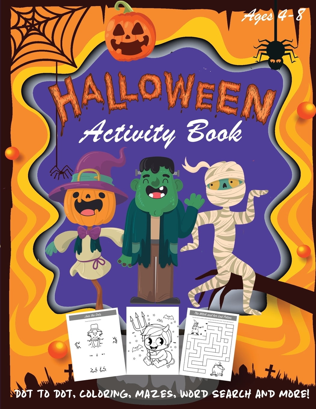 Halloween: Halloween Activity Book: Kids Halloween Book - A Fun Book ...