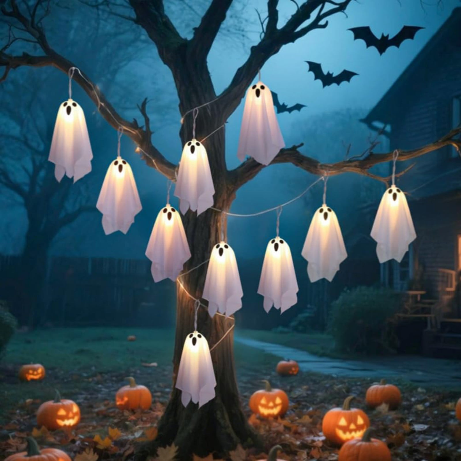 Halloween Halloween Ghost Ornaments for Tree Ghost 250cm Ghost Outdoor ...