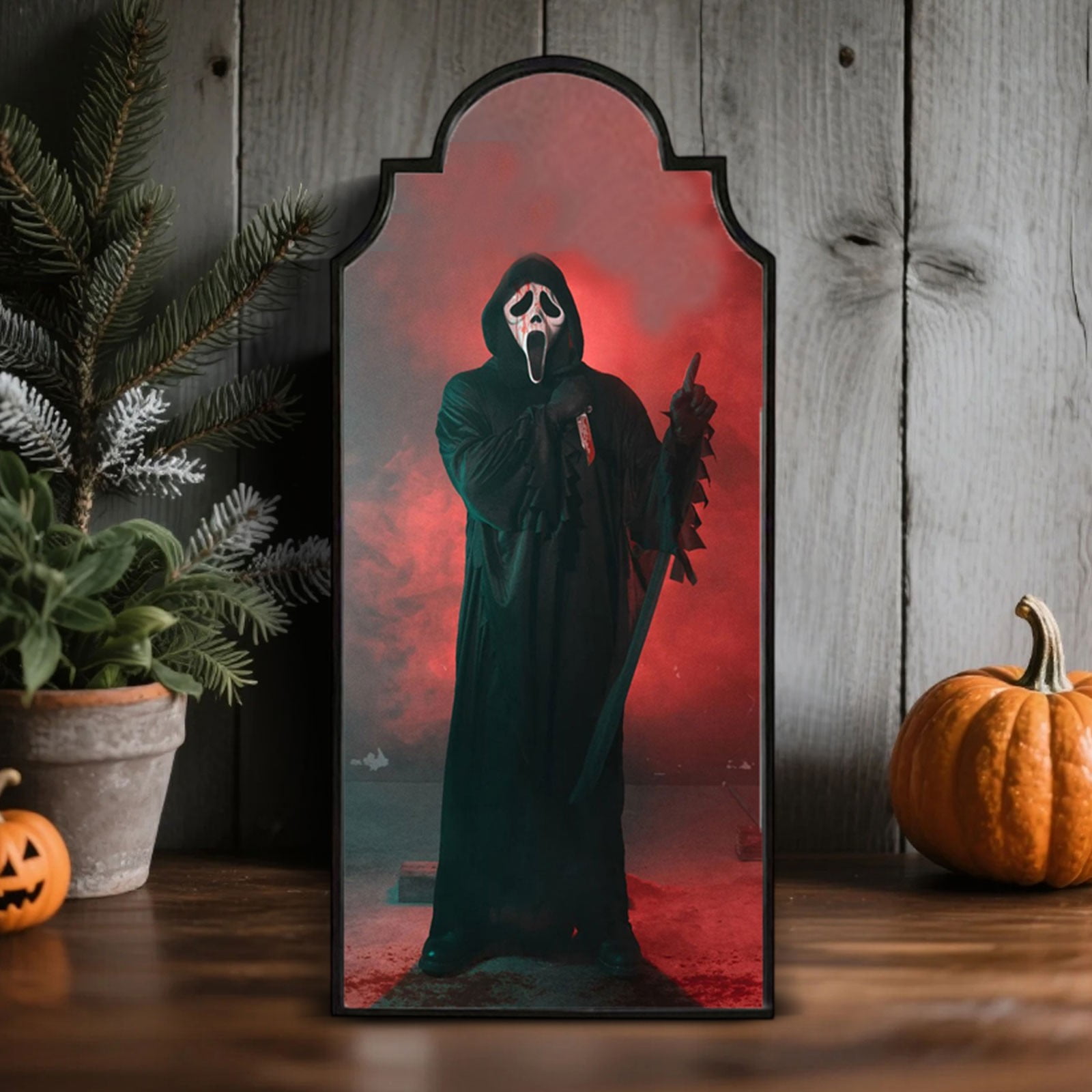 Halloween Halloween Scream Ghost Face Mirror Scream Ghost Face 2026 ...