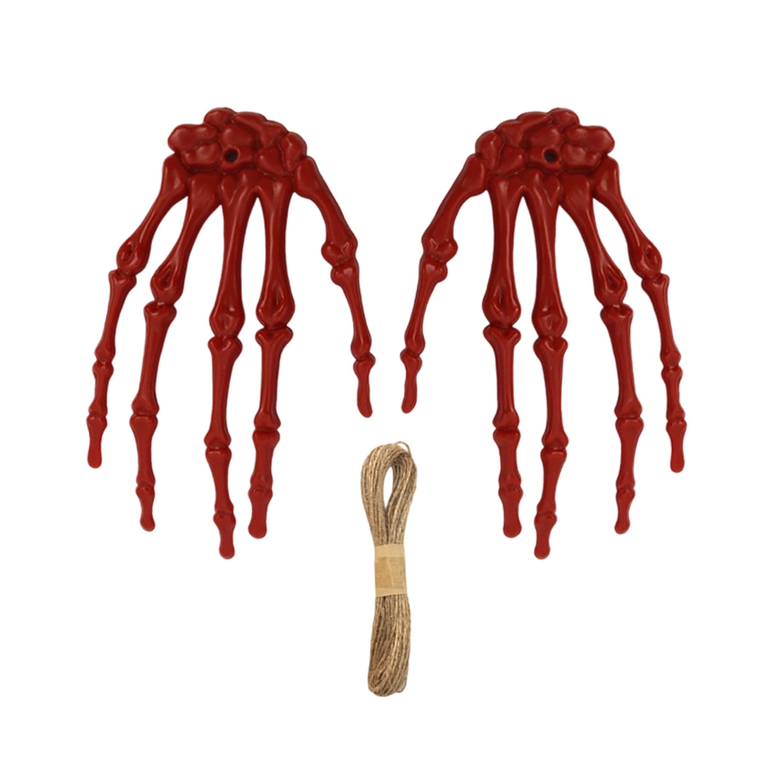 Halloween Hand Bone Skeletons, 3.35x5.9 inch Realistic Life Hanging ...
