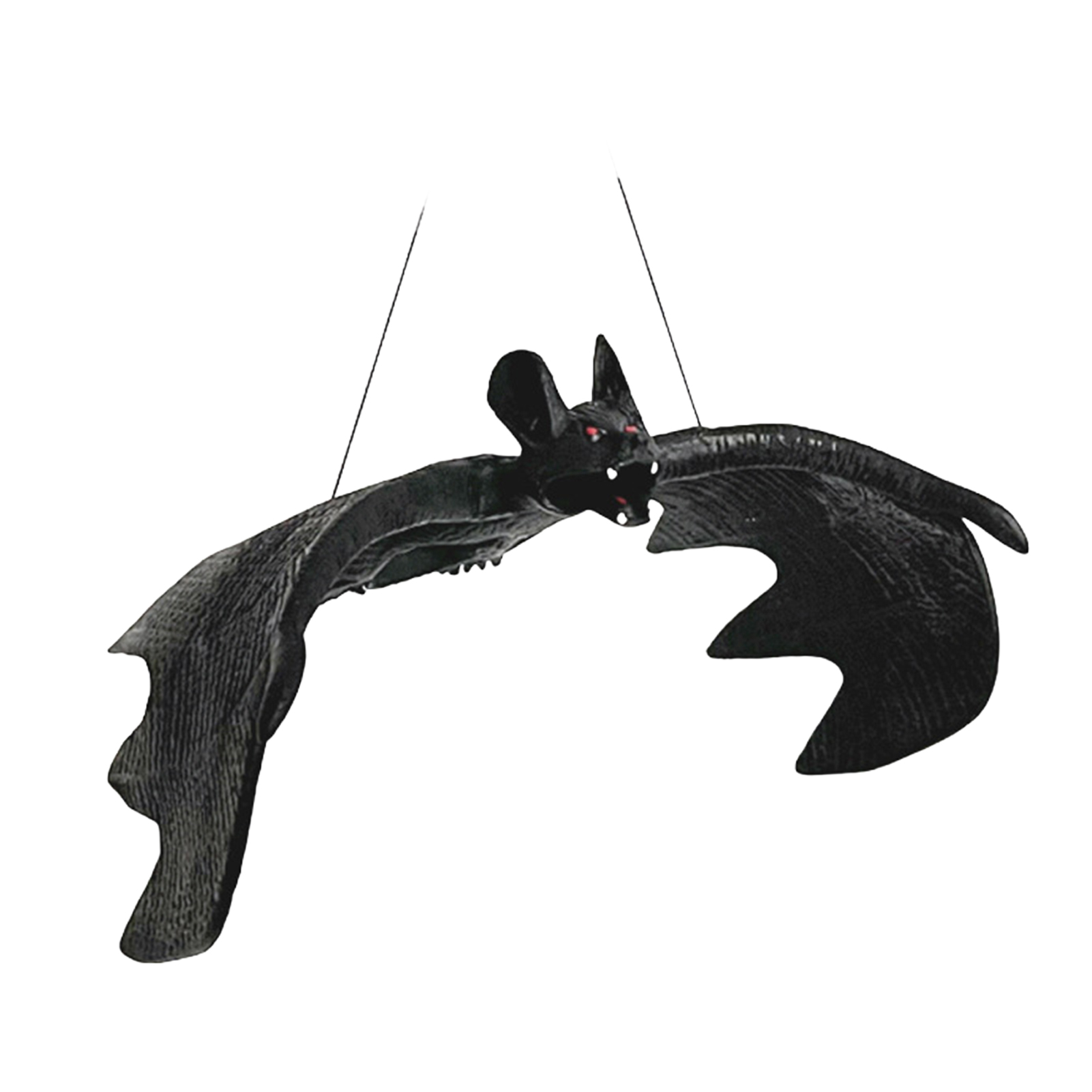 Halloween Hanging Bat Decoration Lifelike Simulation Rubber Bat ...