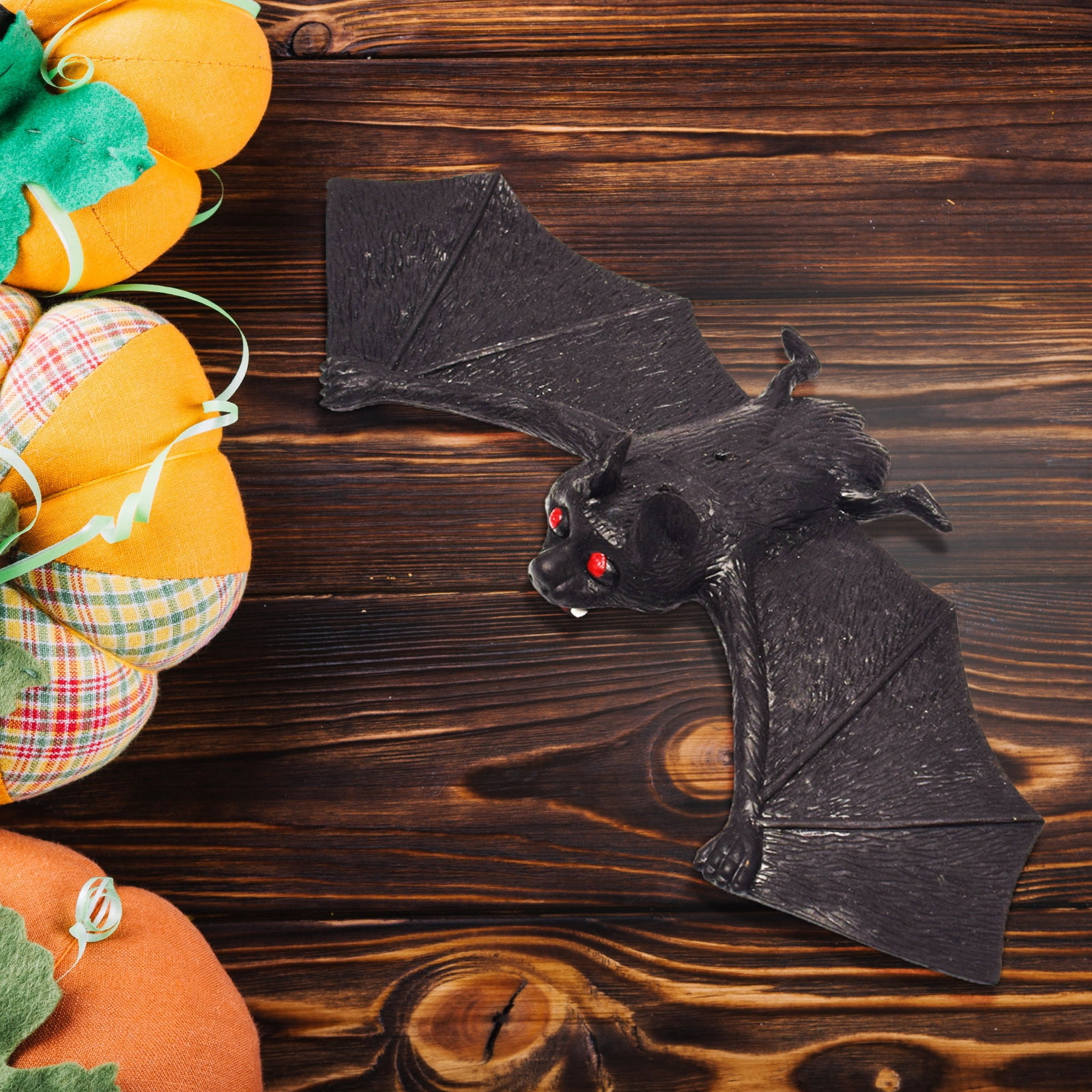 Halloween Hanging Bats,Rubber Bats,Realistic Looking Spooky Bats,Flying ...