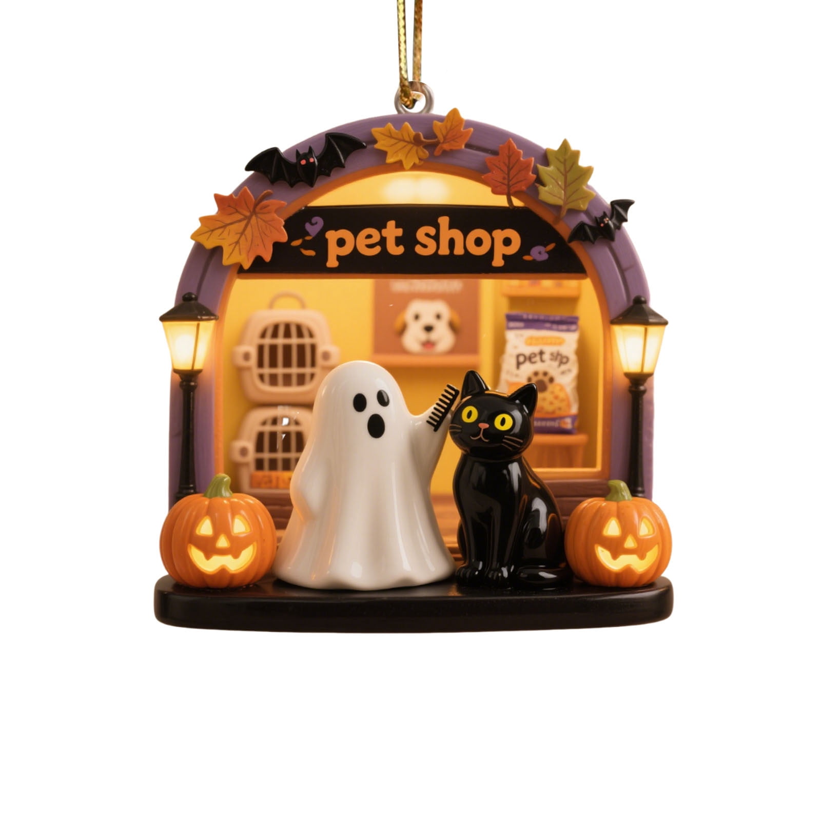 Halloween Hanging Decor under $5! Yannianjz Halloween Hanging Ghosts ...