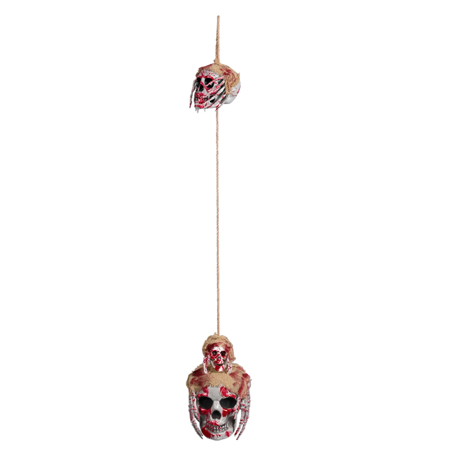 Halloween Hanging Decoration, Realistic Simulation Skeleton Head With ...