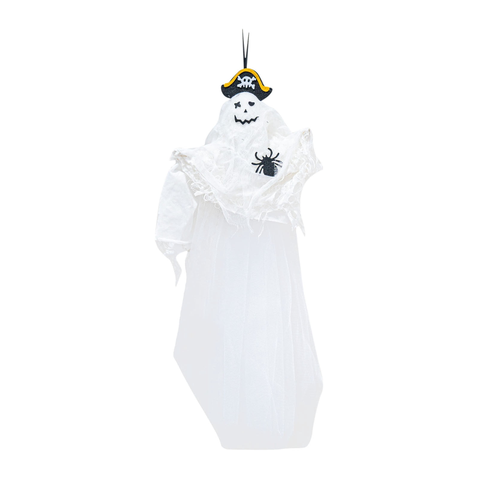 Halloween Hanging Ghost Decoration – White Gauze Ghost with Hook ...