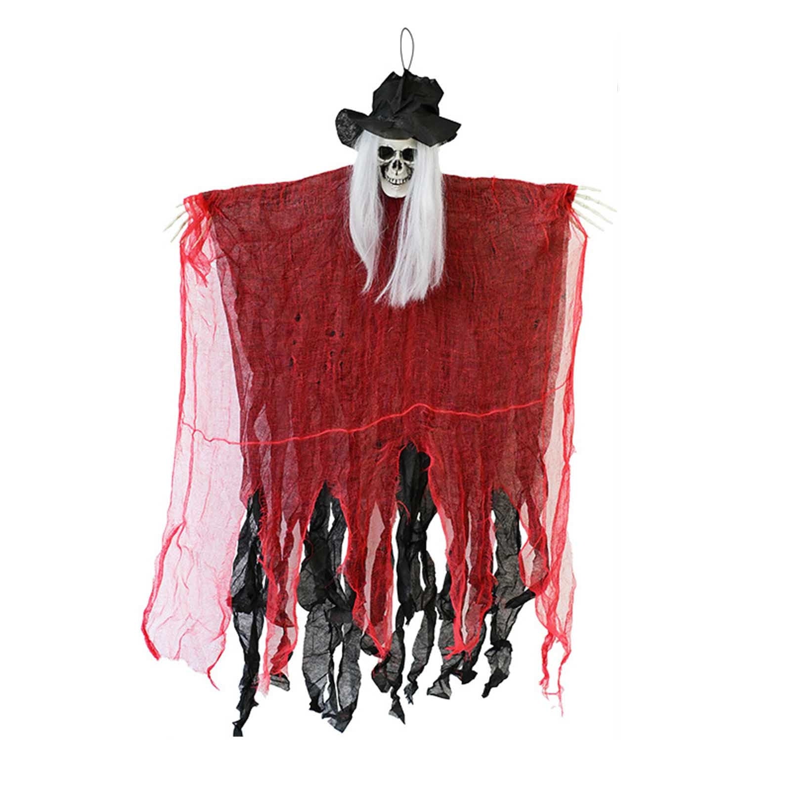 Halloween Hanging Ghost Luminous Horror Decorations Haunted House ...