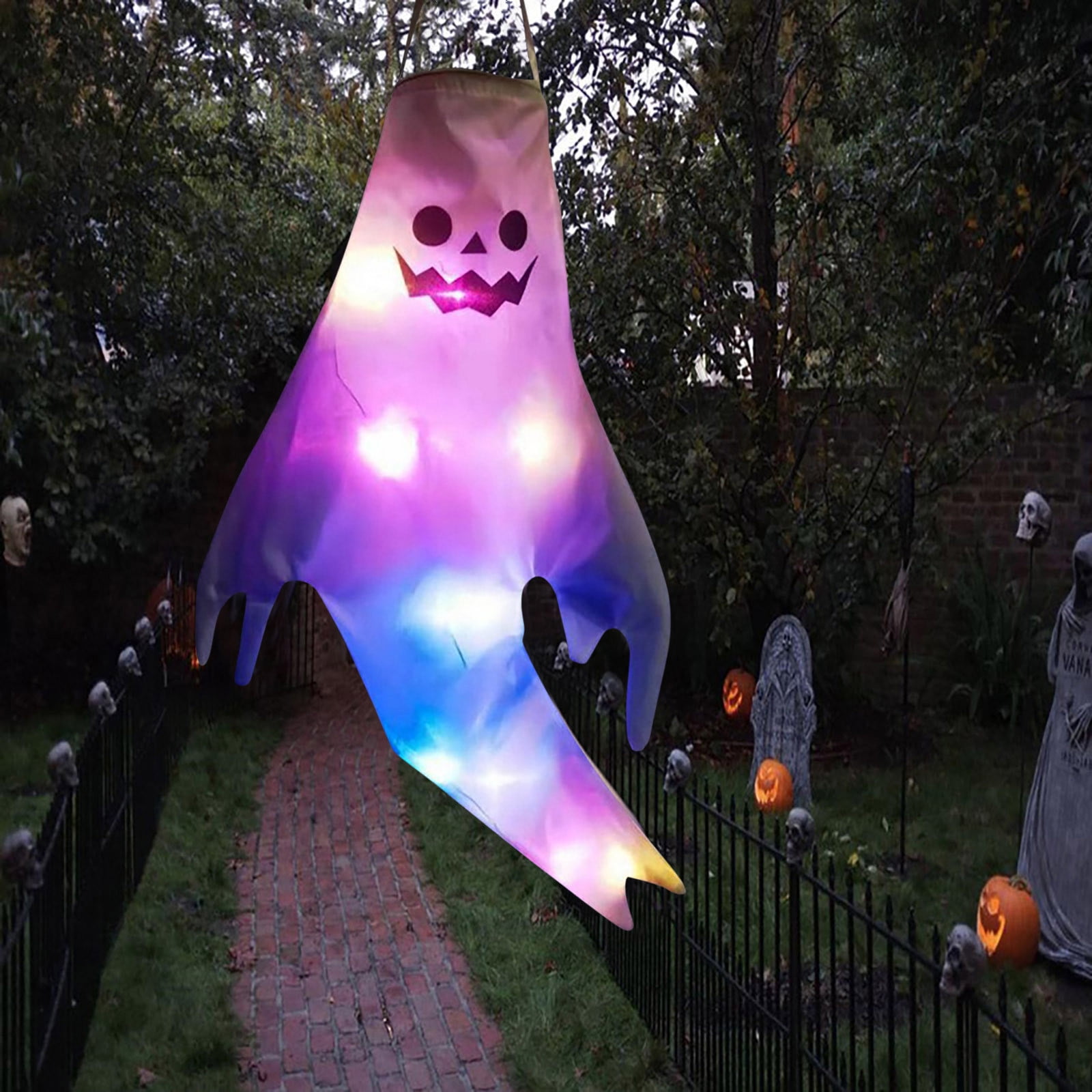 Halloween Hanging Ghosts Decoration,Halloween White Hanging Ghost ...