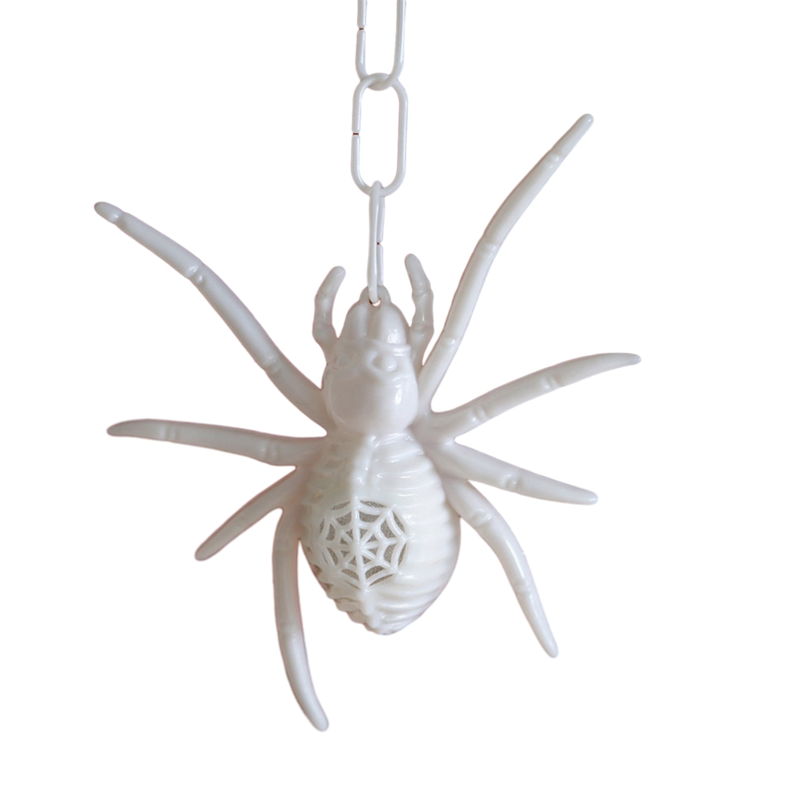 Halloween Hanging Spider Colorful Glowing Scary Battery Operated ...
