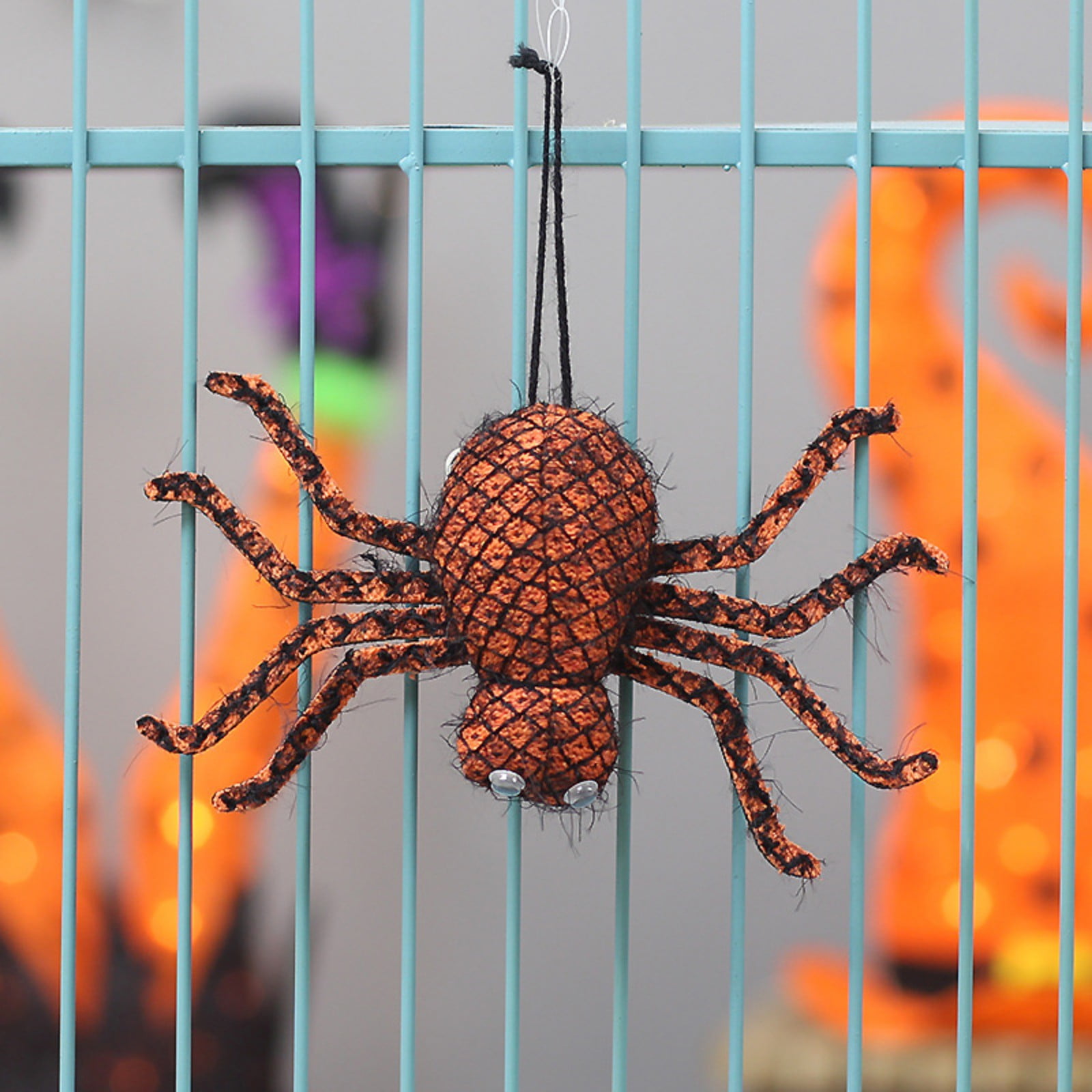 Halloween Hanging Spiders, Realistic Looking Hairy Spiders, Halloween ...