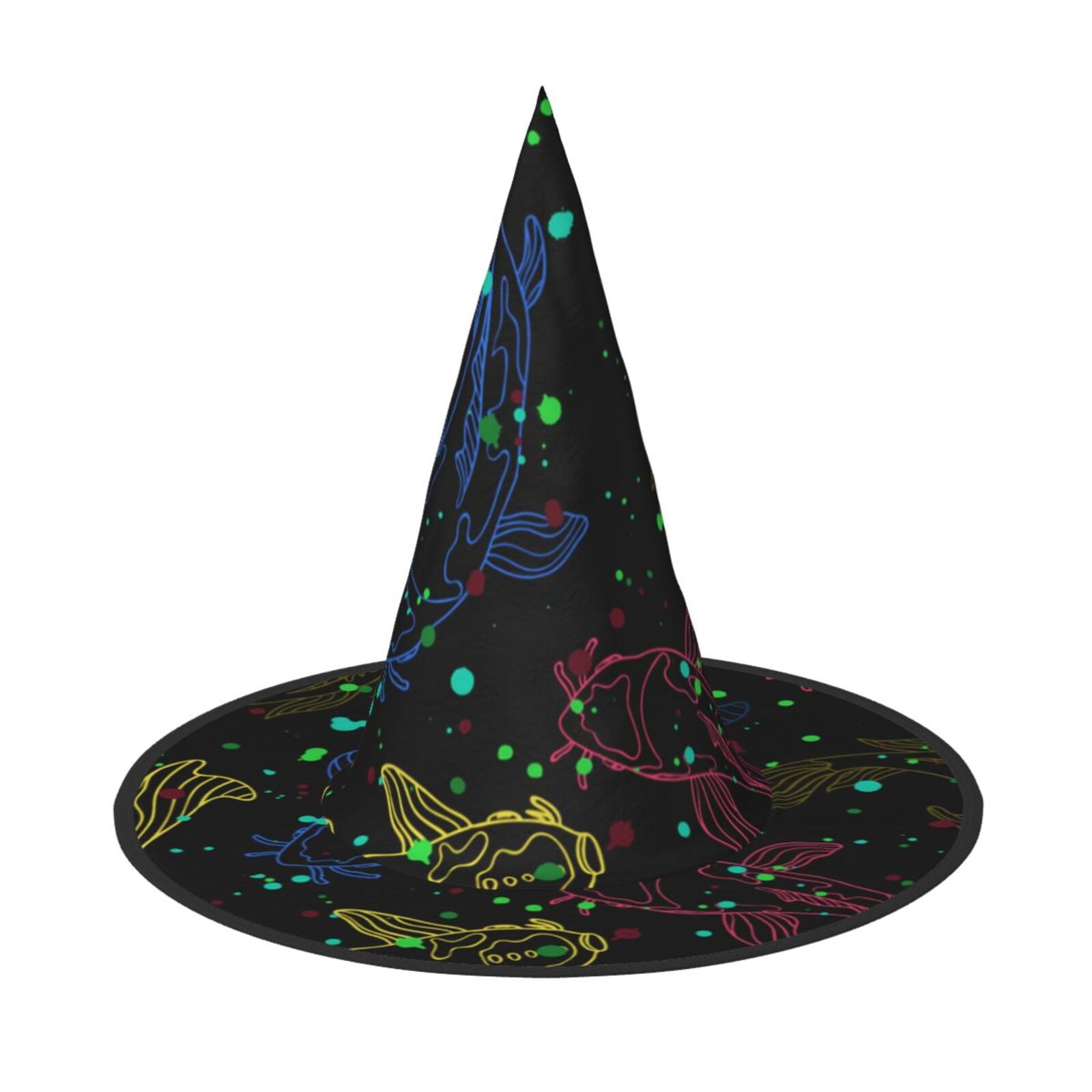 Halloween Hat Witch Wizard Hats Costume Accessory for Christmas Party ...