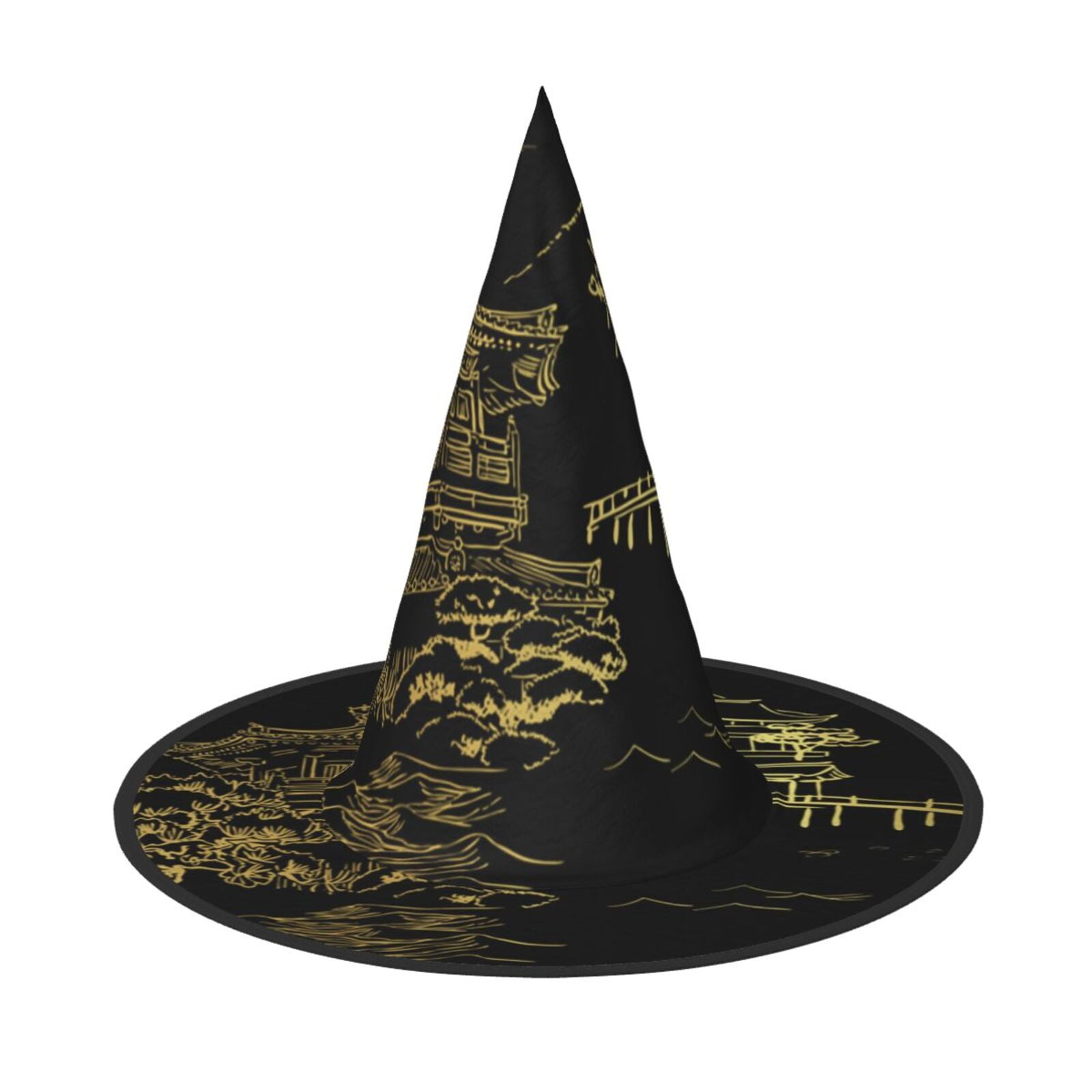 Halloween Hat Witch Wizard Hats Costume Accessory for Christmas Party ...