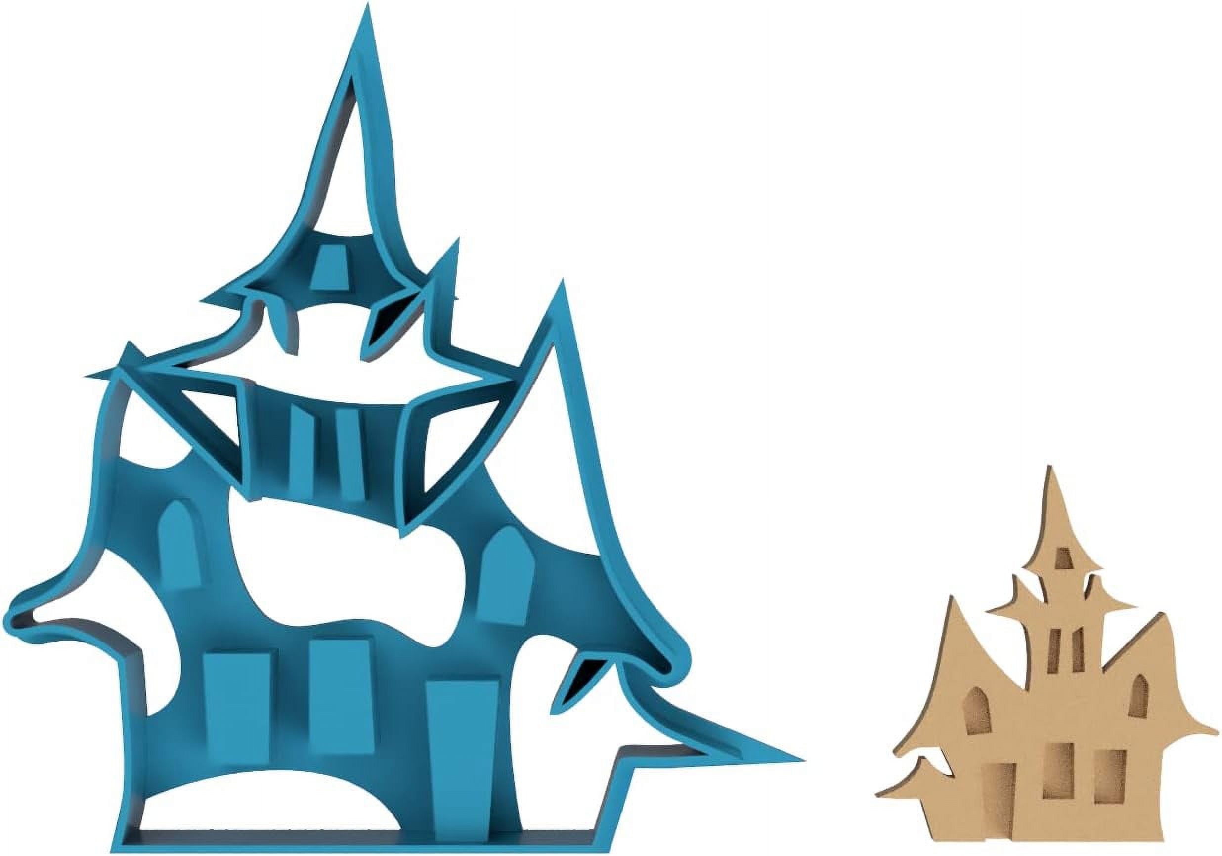 Halloween Haunted House Cookie Cutter - Holiday Mansion Creepy Spooky ...