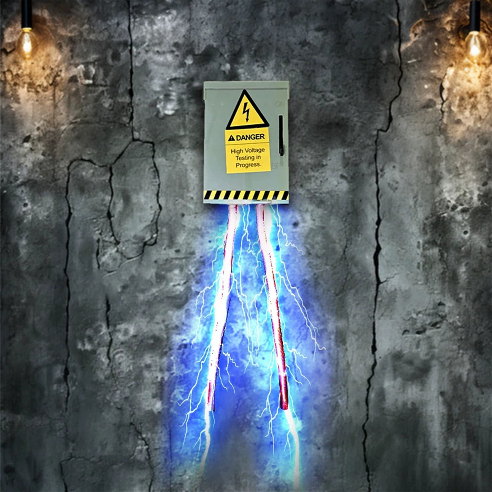 Halloween Haunted House Scares, Electric Box Props Light And Sound ...