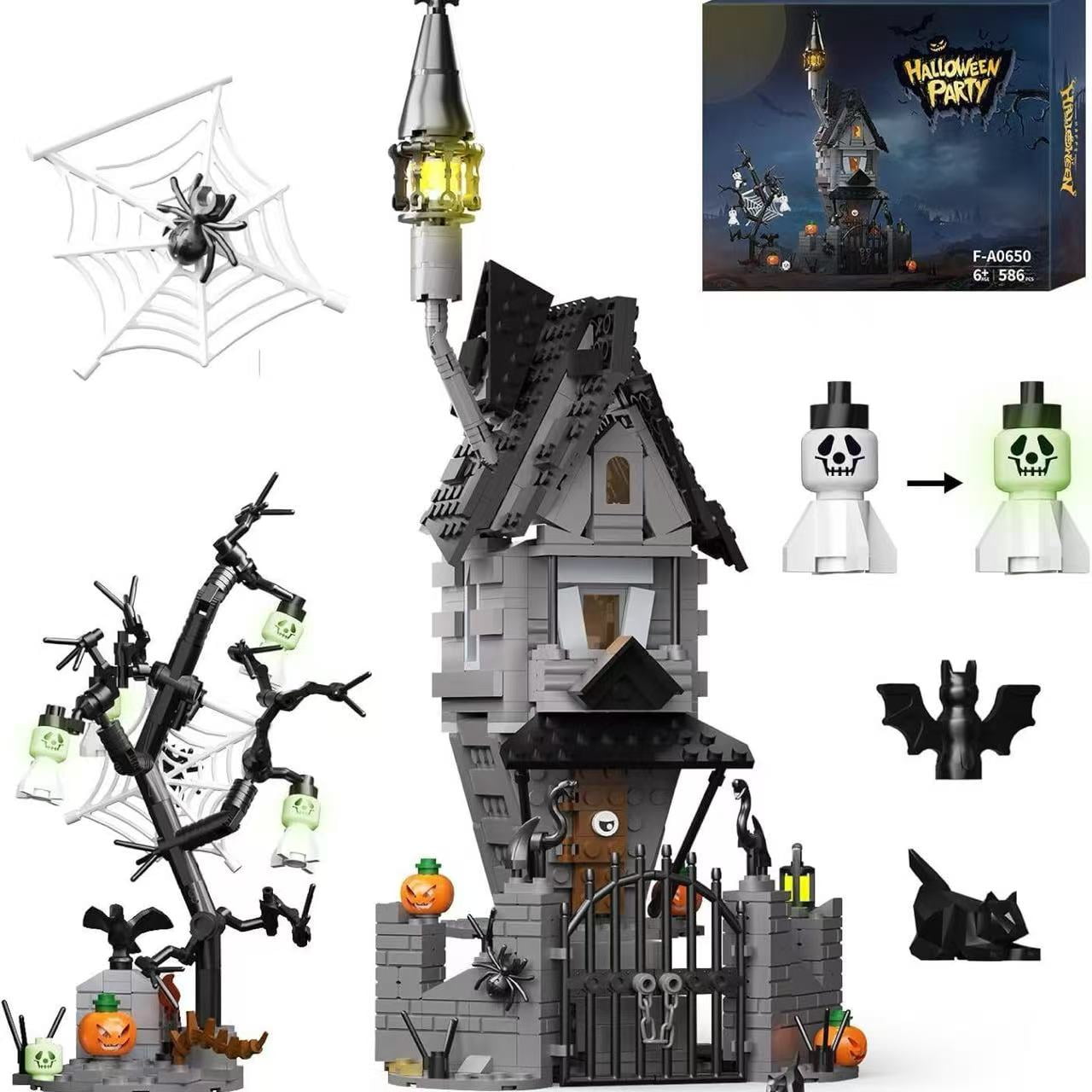 Halloween Haunted Mansion Building Set,Before Xmas Haunted House ...