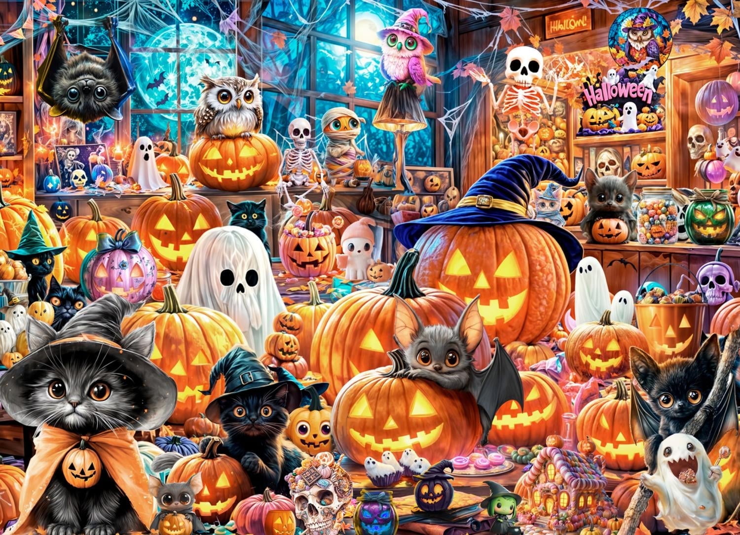 Halloween Havoc Jigsaw Puzzle 1000 Piece by Vermont Christmas Company ...