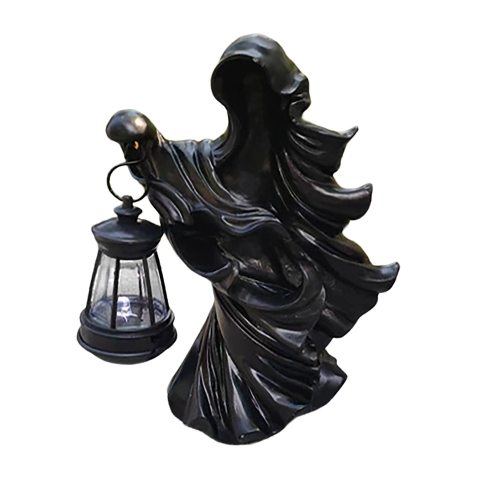 Halloween Hell Messenger Hand Lamp – 5.51in×3.93in×7.87in Black Resin ...