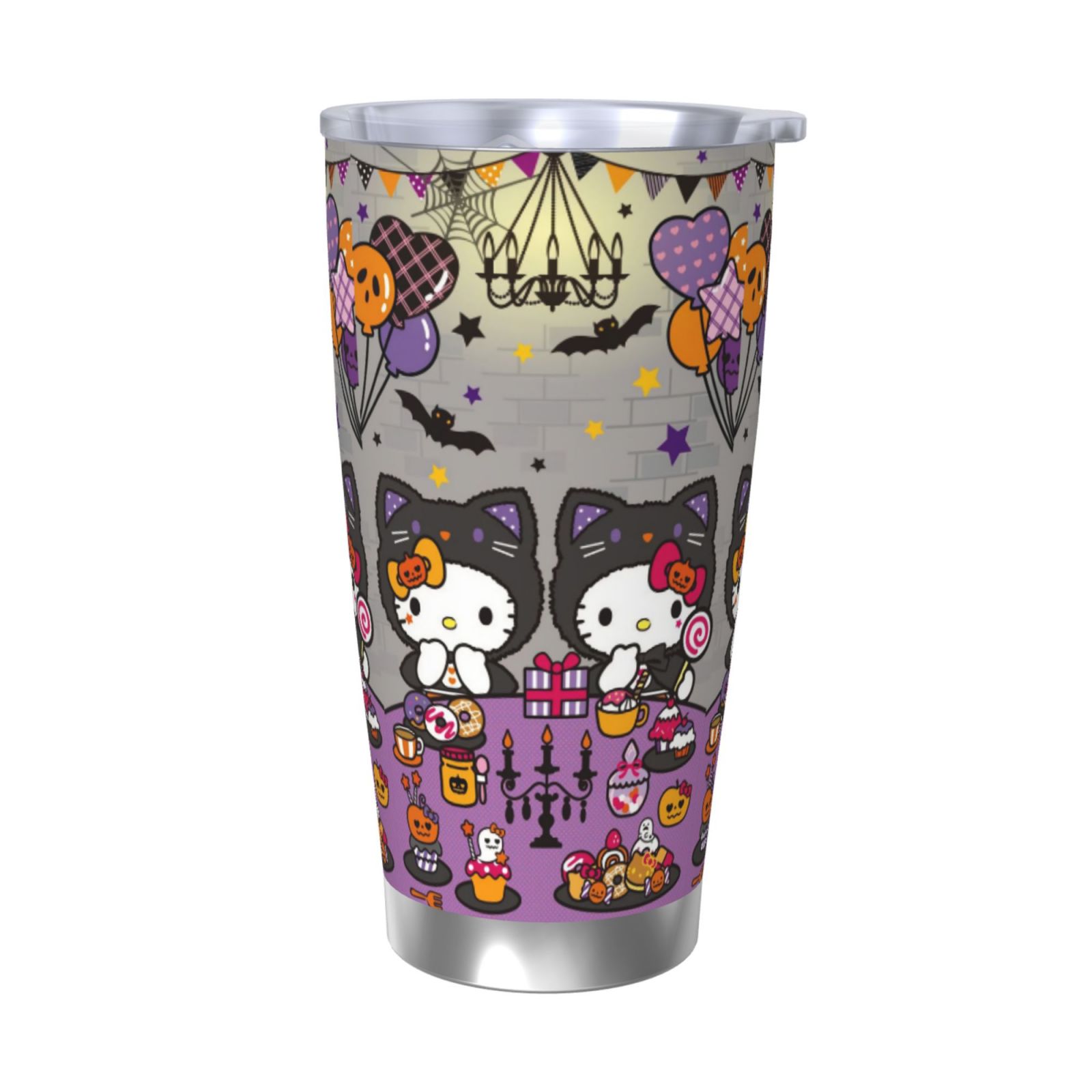 Halloween Hello Kitty Water Bottle,Coffee Cups,Insulated Stainless ...