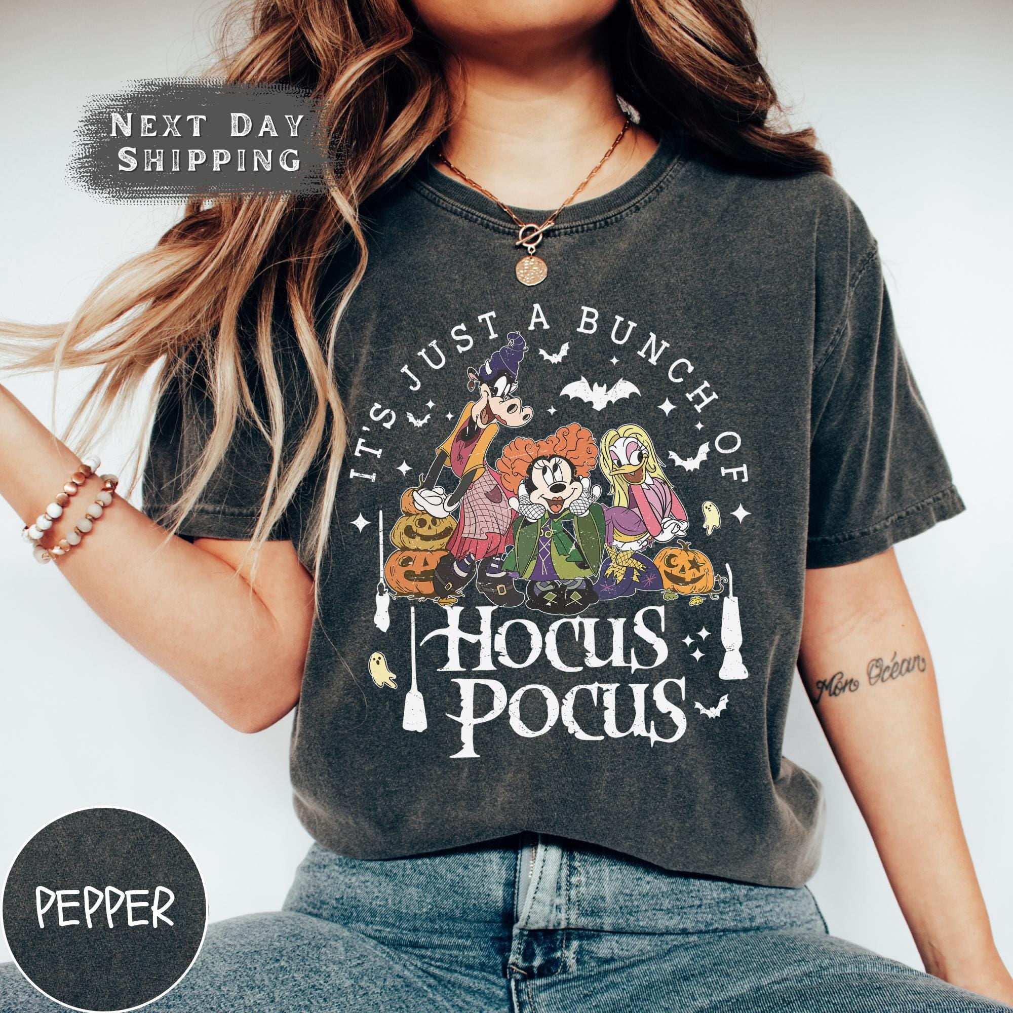 Halloween Hocus Pocus Comfort Colors Shirt - Mickey and Friends Spooky ...
