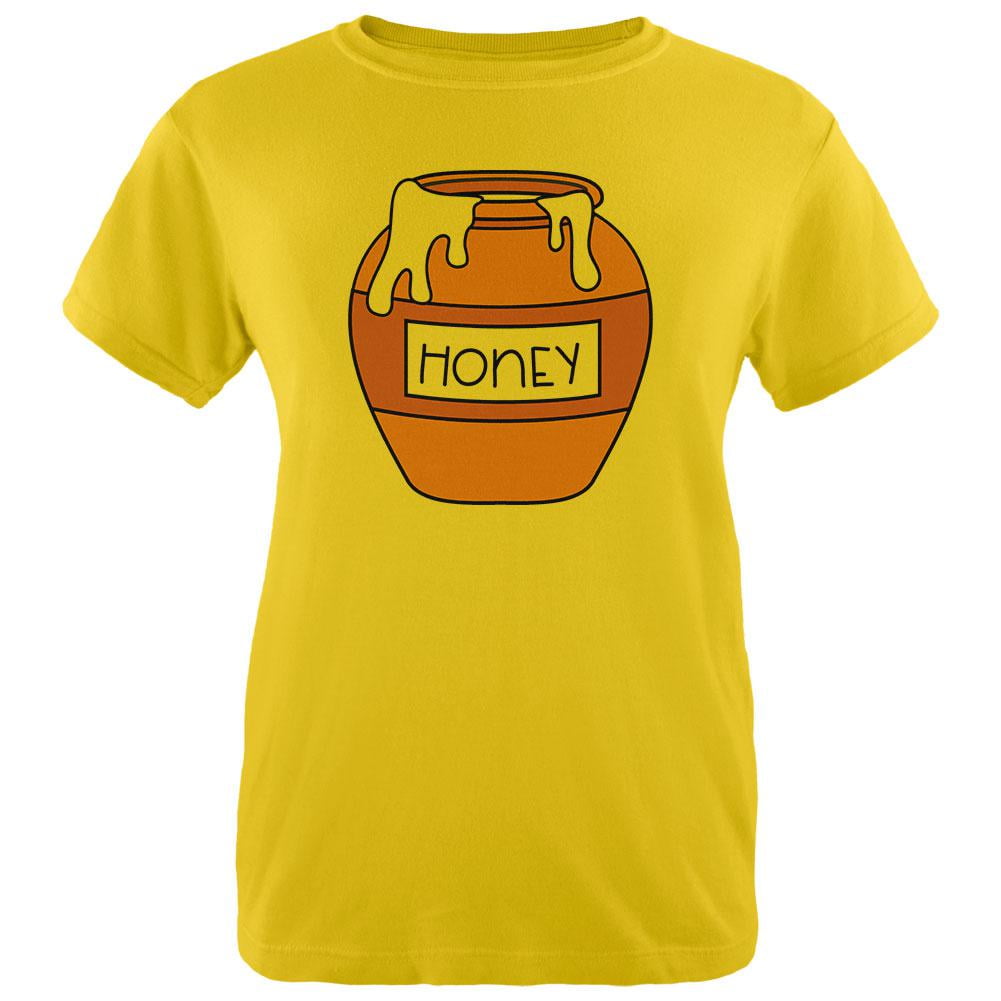 Halloween Honey Pot Honeypot Costume Womens T Shirt Yellow X-LG ...